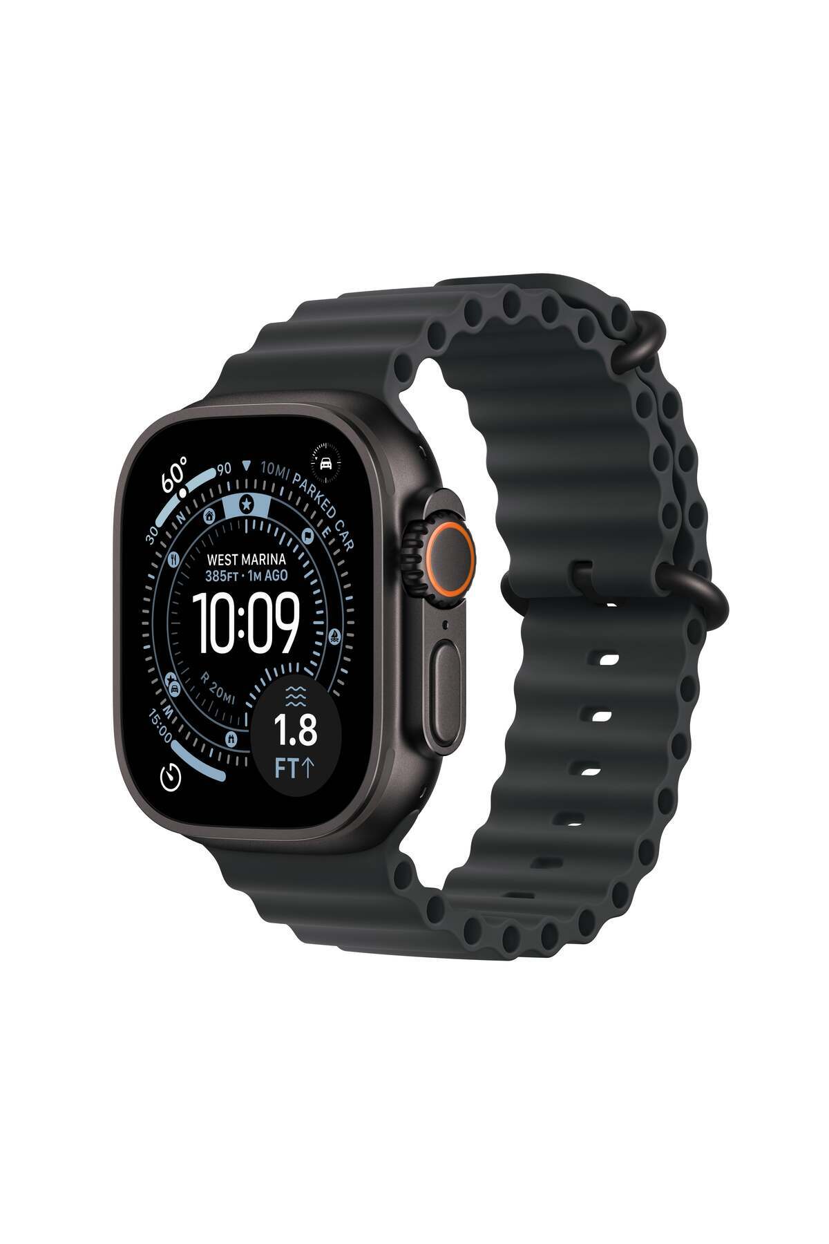 Apple Watch Ultra 3 GPS + Cellular 49mm Black Titanium Case with Black ...
