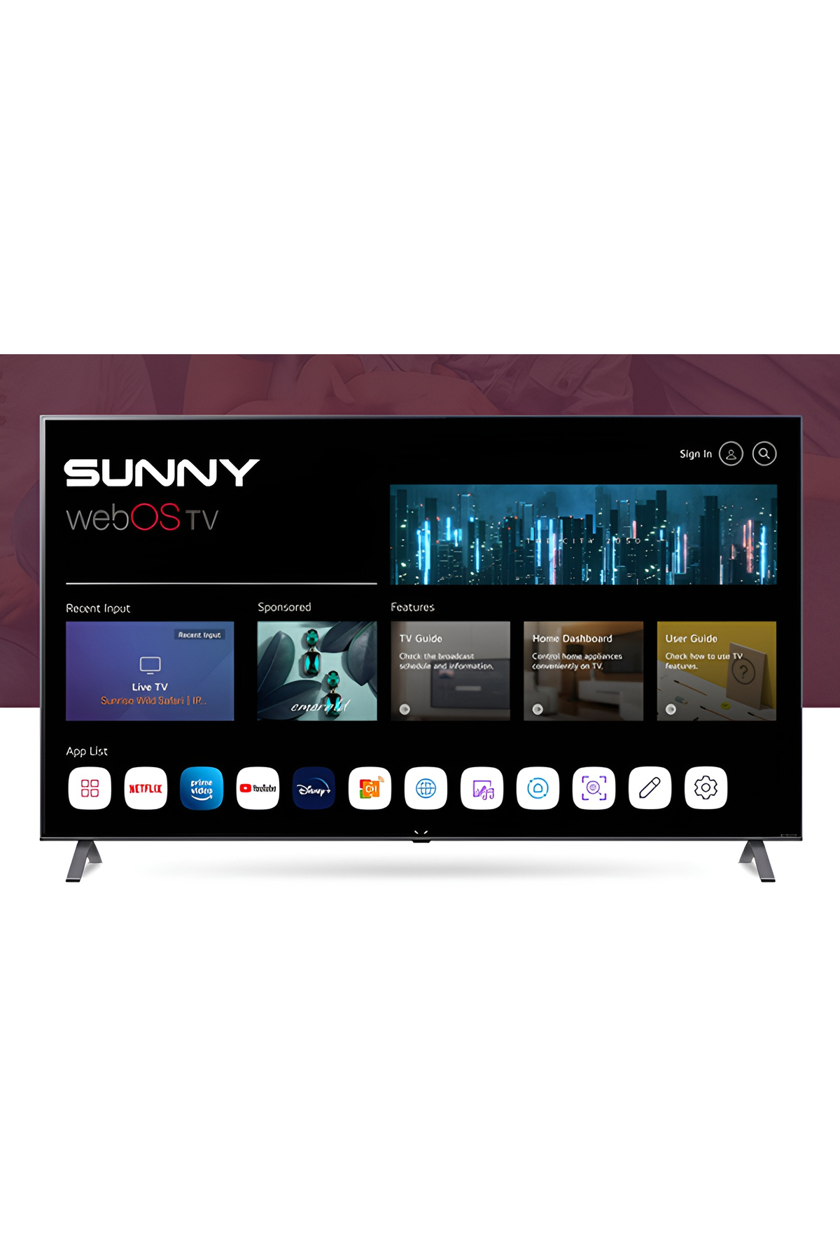 Sunny 24” HD READY WEBOS TV SN24LEDI262J-A YENİ MODEL - Fiyatı, Yorumları
