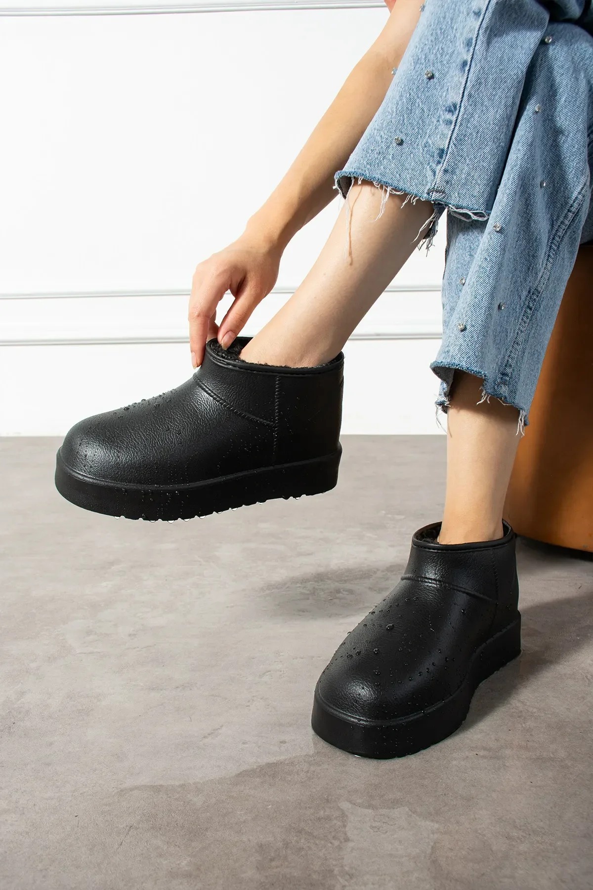 Lively Stylish Mira Su Geçirmez İçi Suni Kürklü Soğuk Hava Dayanıklı ...