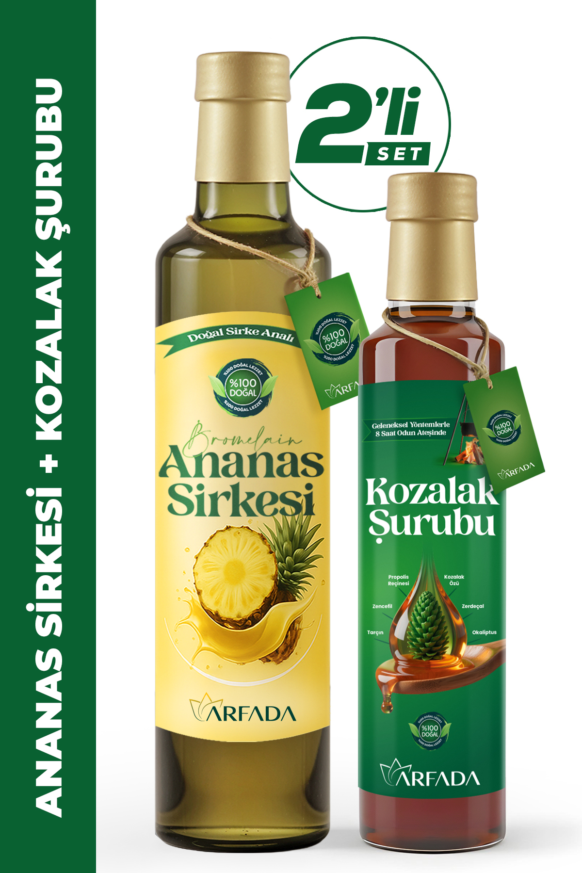 ARFADA Ananas Sirkesi & Kozalak Şurubu – Detox ve Bağışıklık Desteği ...