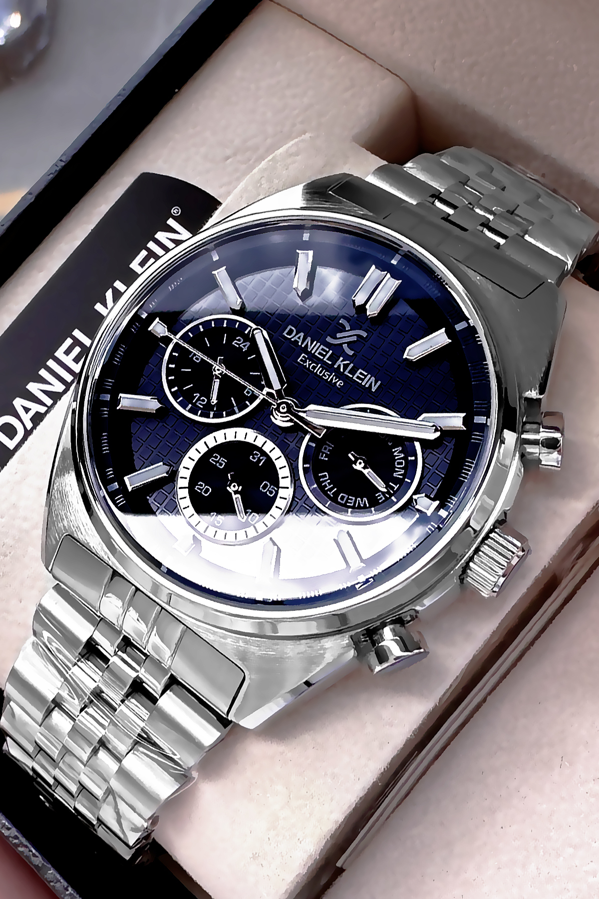 Daniel Klein Premium Exclusive Erkek Kol Saati 3 Atm Su Geçirmez Gümüş ...
