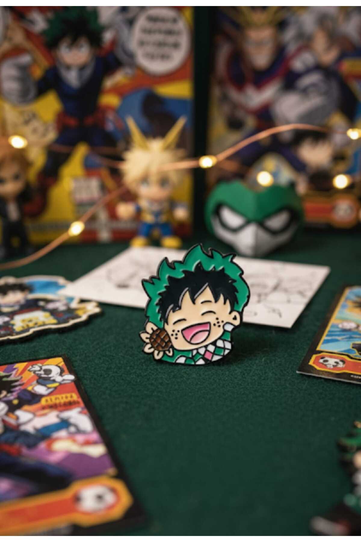 TUNA TAKI & AKSESUAR DEKU ROZET MY HERO ACADEMİA ANİME MANGA HEDİYE PİN ...