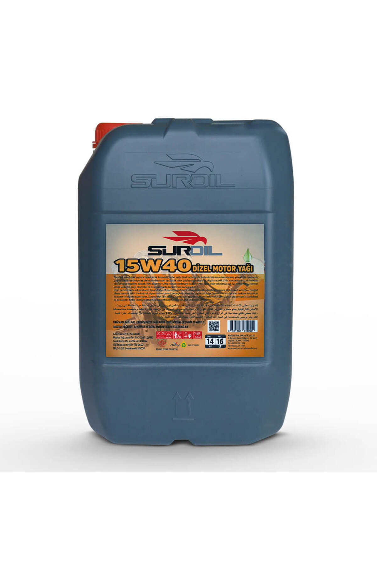 SurOil 15W-40 CF4\SJ 16 LT TNK - Fiyatı, Yorumları