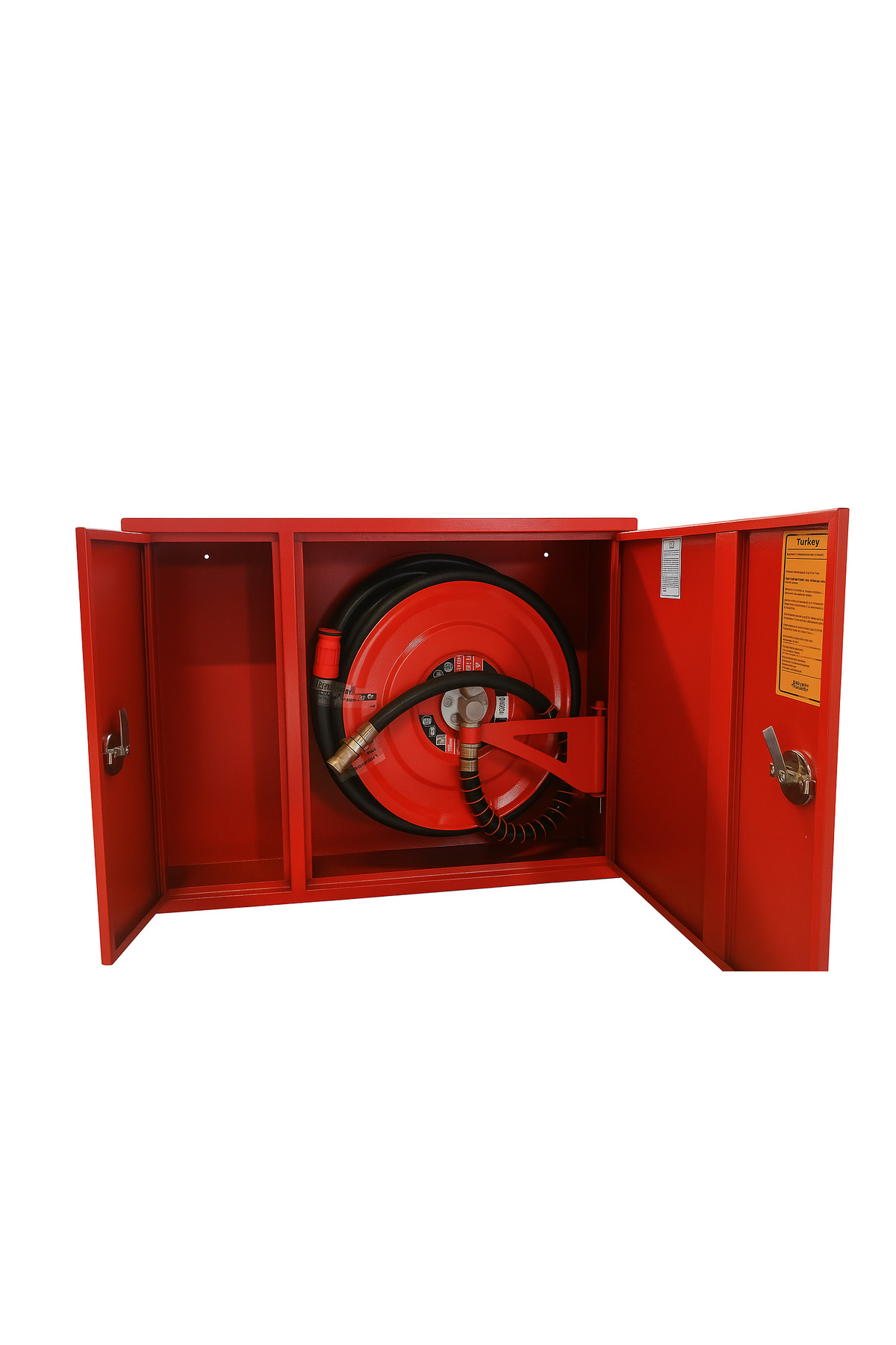 UNİ-BOX 1'' ÇİFT SAÇ KAPAK 20 MT HORTUMLU 1MM SIVA ÜSTÜ TSE'Lİ YANGIN ...