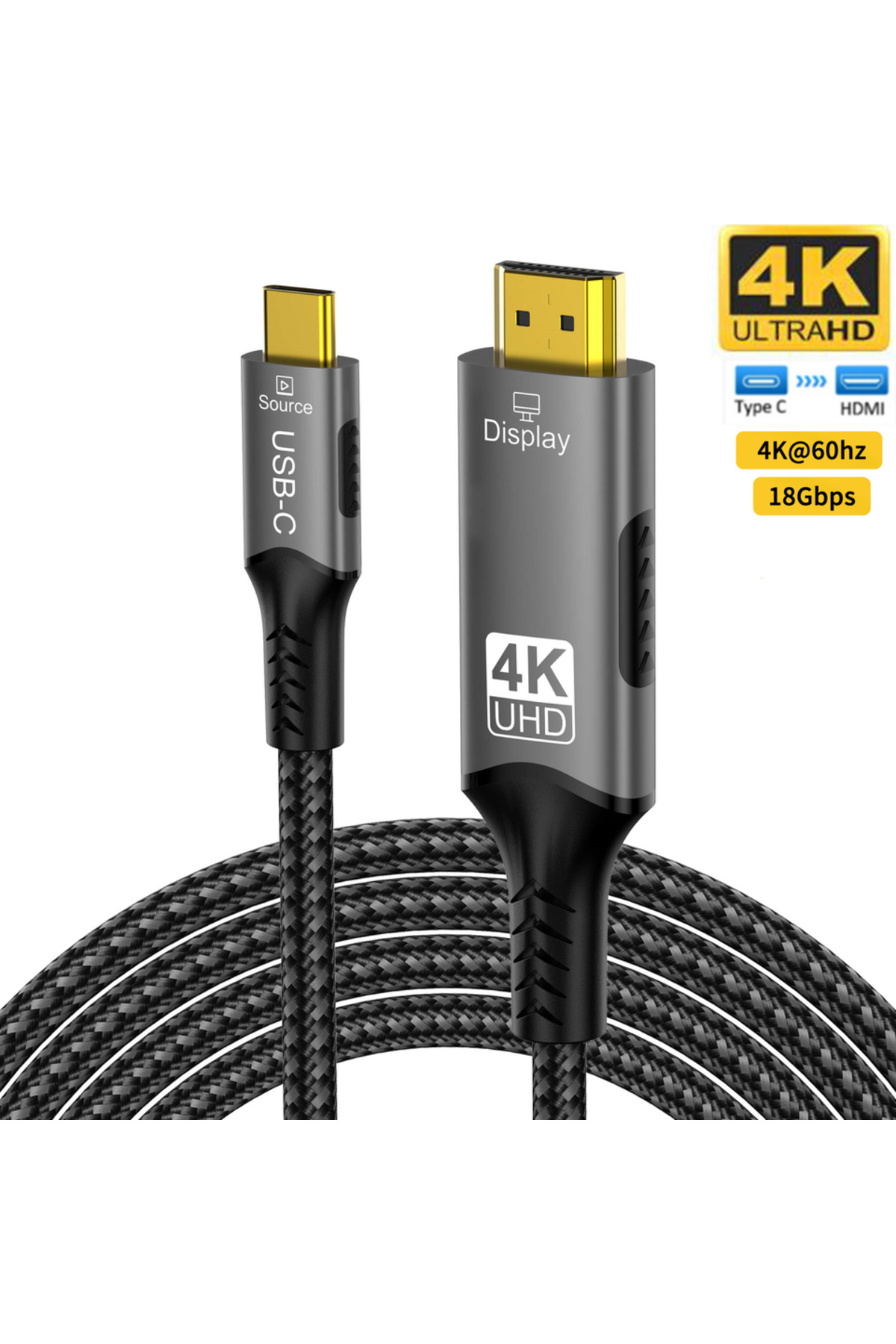 Choice 3M 4k C to hdmi 8k@60hz USB C to HDMI cable 4k@120hz Type C to ...