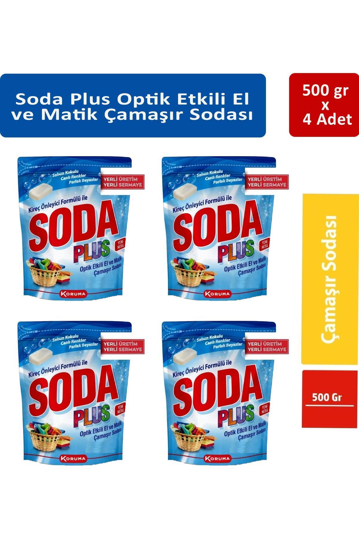 KORUMA Soda Plus Etklili Çamaşır Sodası 500 gr x 4 Adet - Fiyatı, Yorumları