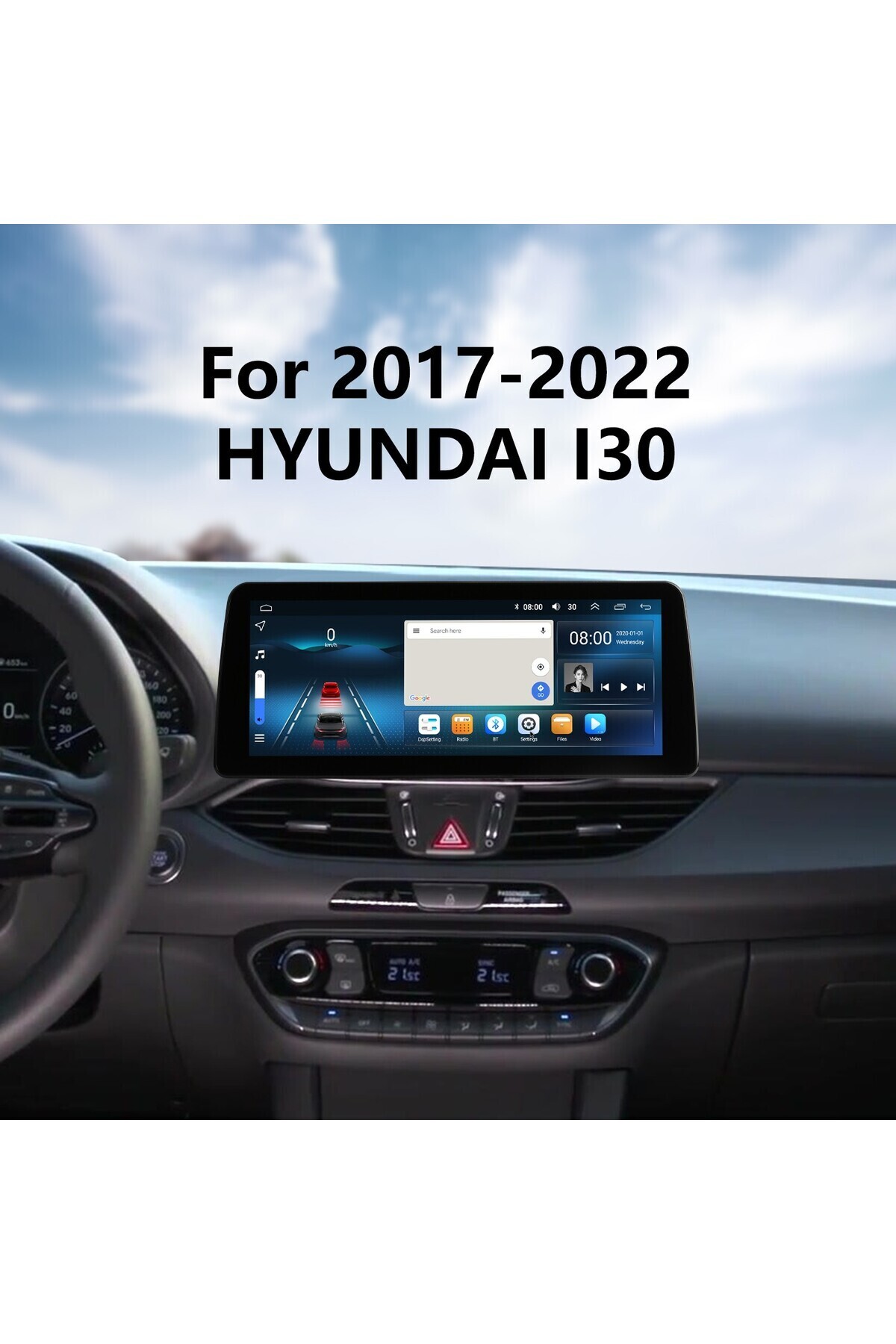 smartgo HYUNDAI I30 OVERSEAS EDITION 2017-2022 Android Auto Carplay ...