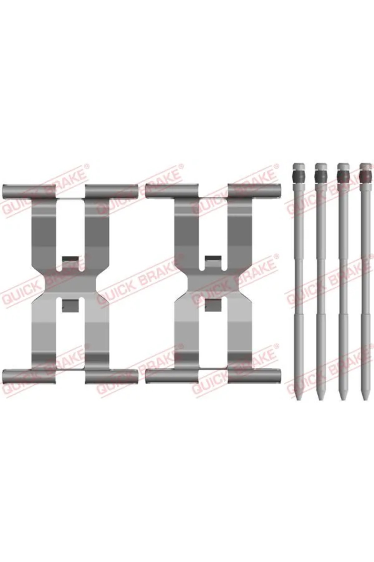 QUICK BRAKE Brake pad accessory set LAND ROVER DEFENDER Van (L663) 2020 ...