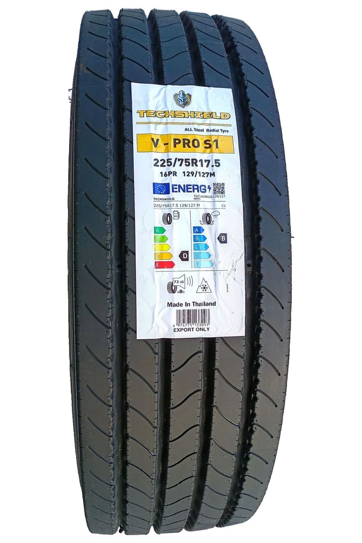 TECHSHIELD 225/75 R17.5 129M 16PR VPRO S1 DÜZ M+S TECHSHIELD, 2025 ...