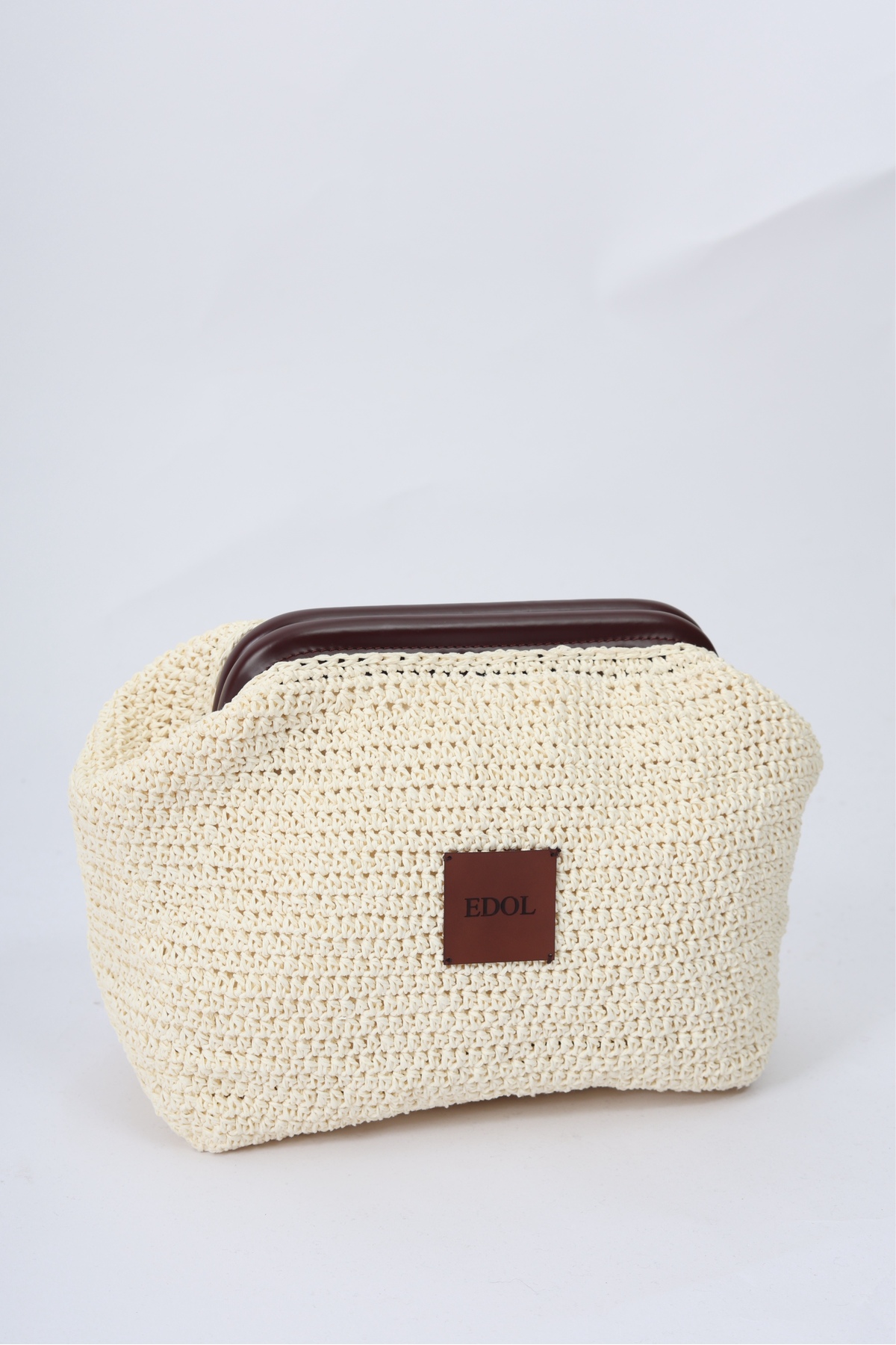 YMZlife KADIN EL ÖRGÜSÜ HASIR DOKULU BEJ CLUTCH ÇANTA - Fiyatı, Yorumları