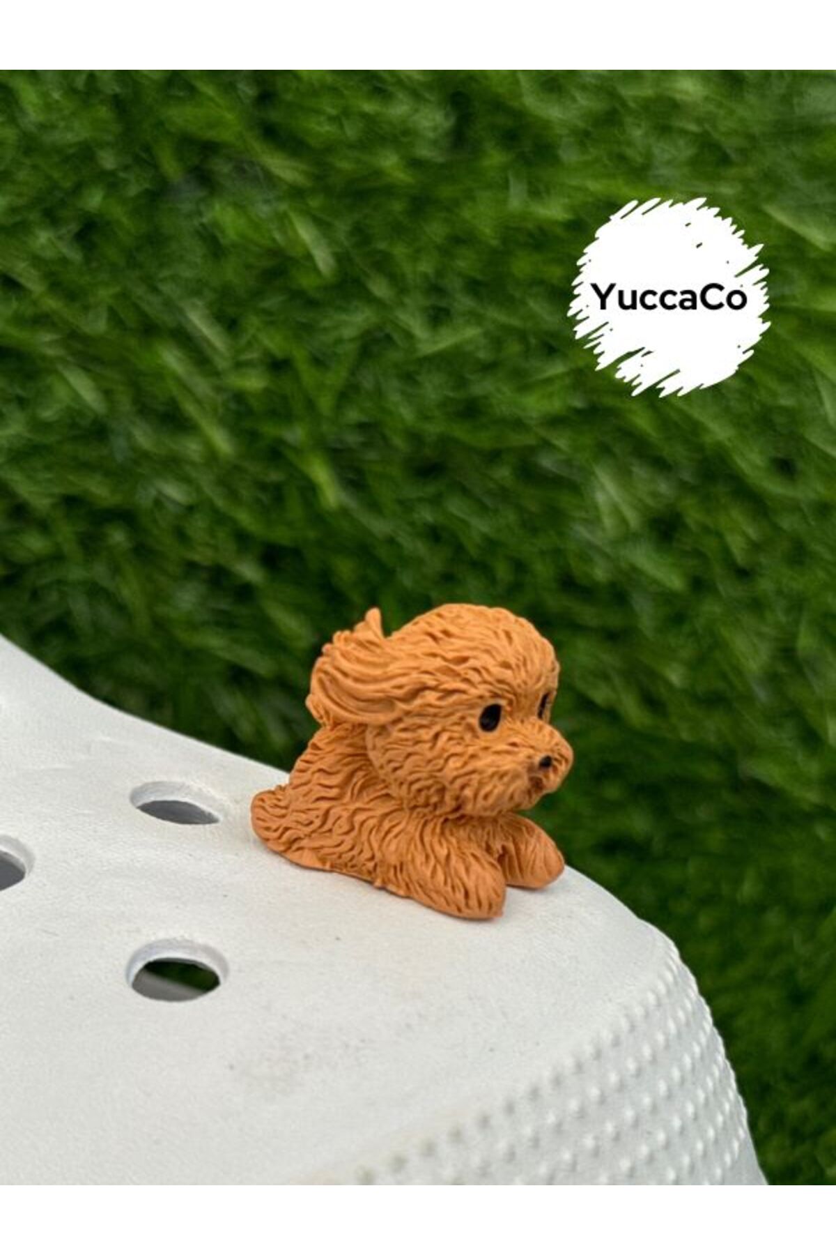 Crocs Poodle Köpek Üç Boyutlu Terlik Süsü/Köpekli 3D Jibbtiz/Hayvan ...