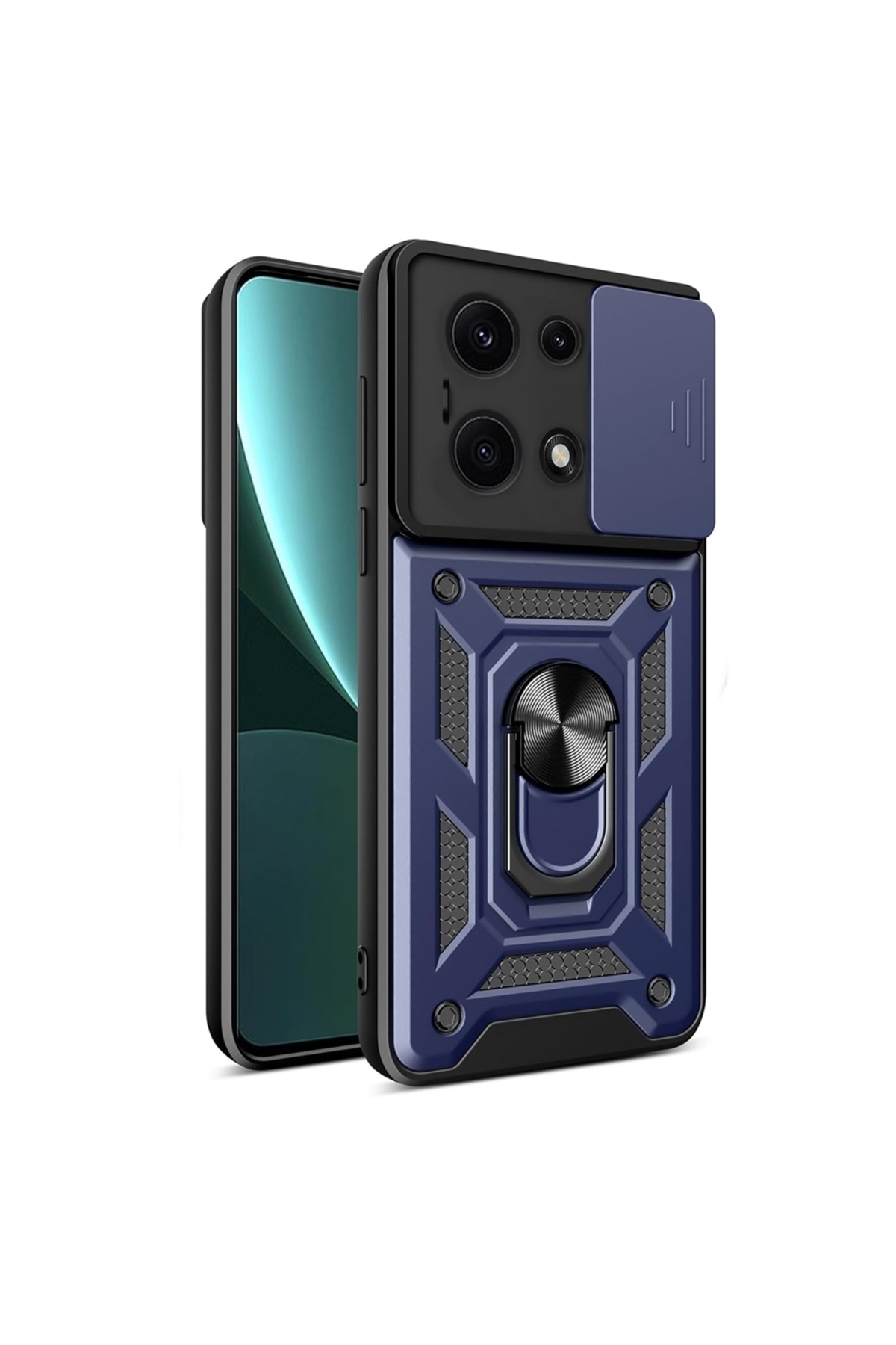 Apsuwa Xiaomi Redmi Note 14S Case Pars with Ring Stand and Ring Stand ...