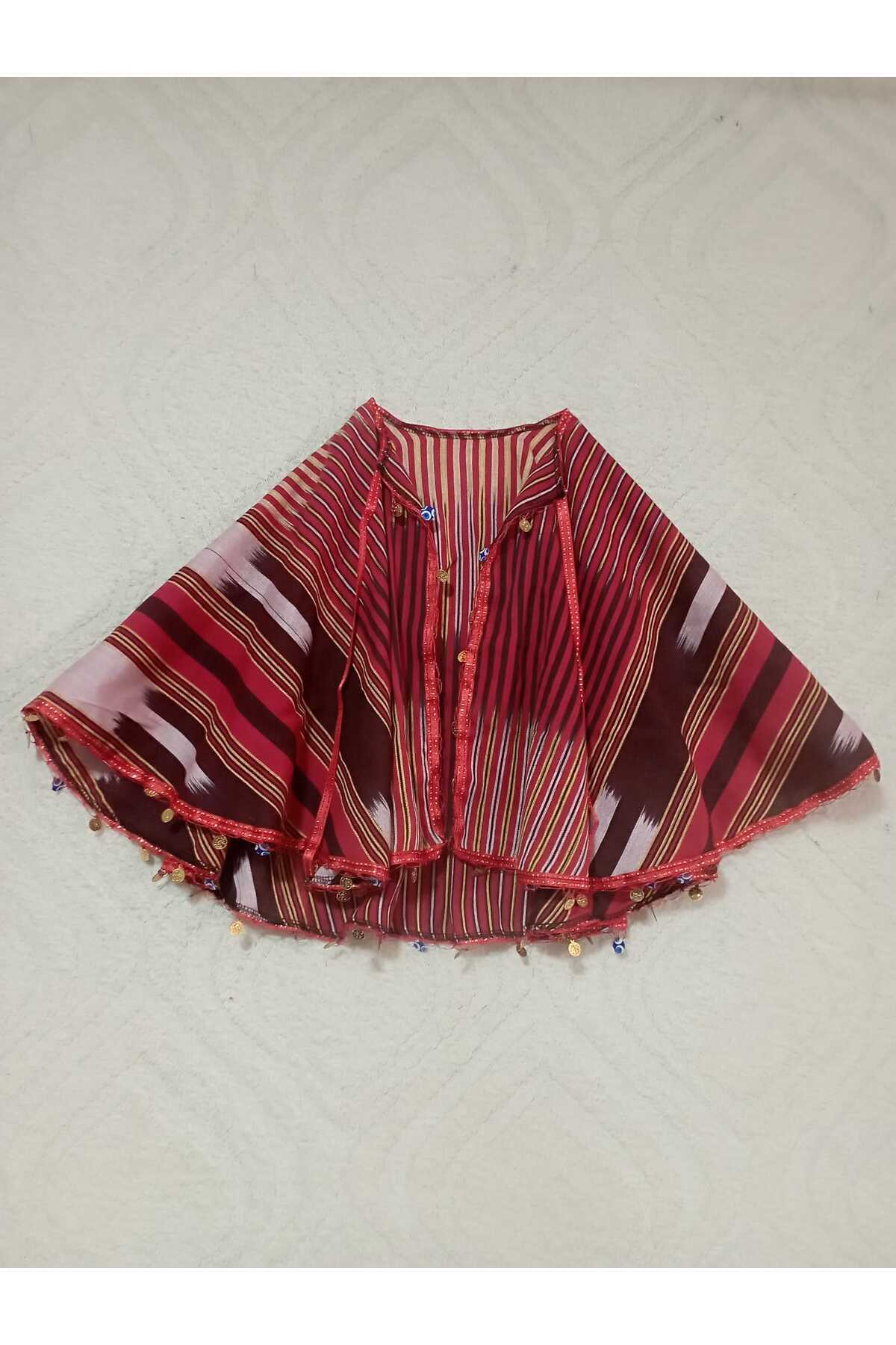 LBL La Bella Collection KIZ ÇOCUK KEŞAN KUMAŞ PELERİN GÖSTERİ KIYAFETİ ...