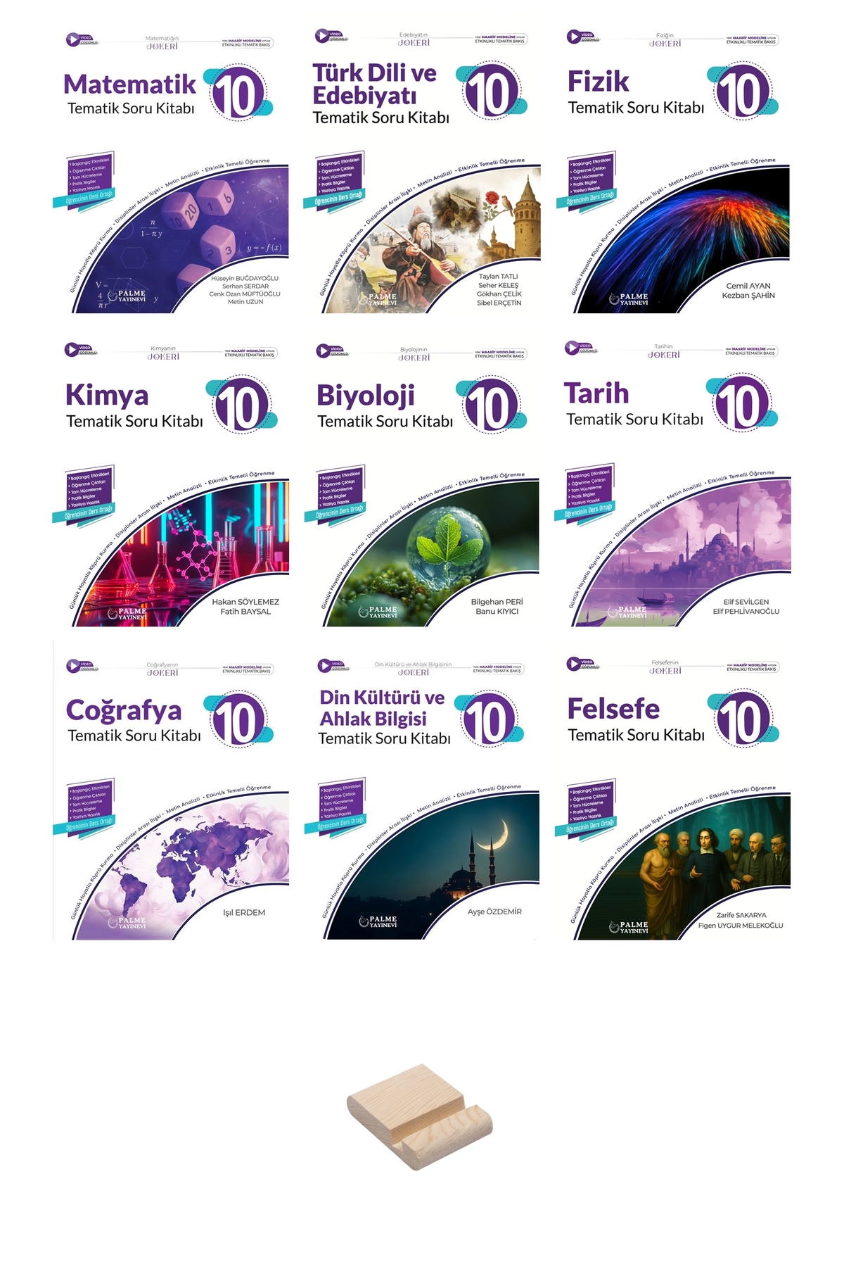 Palme Yayınevi 10. Sınıf Joker Tüm Dersler Tematik Soru Bankası 9lu Set ...