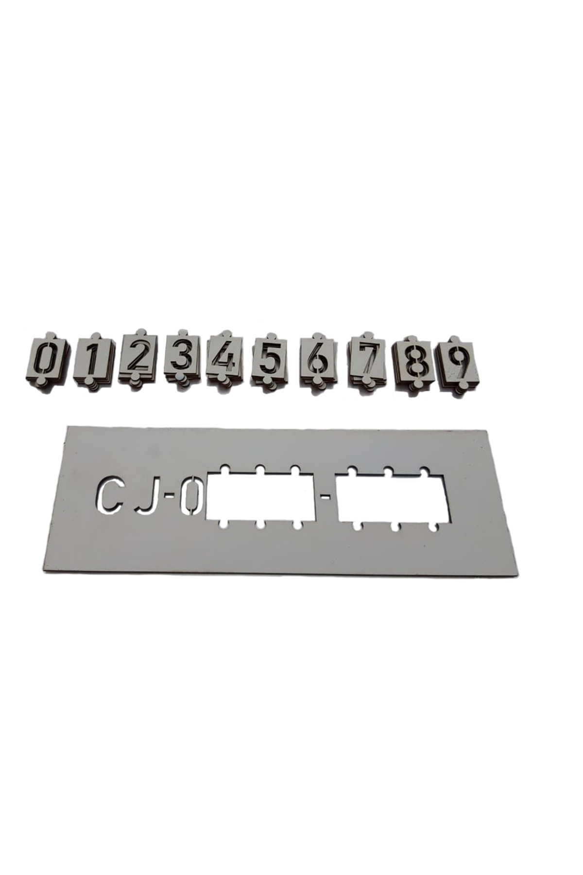 Amco MDF puzzle type hive numbering template 12*35 cm- Trendyol
