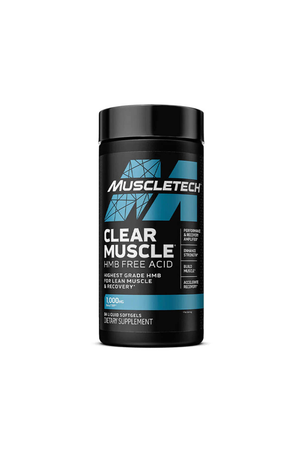 Muscletech Clear Muscle HMB 1000 mg Free Acid 84 CAPS - Fiyatı, Yorumları