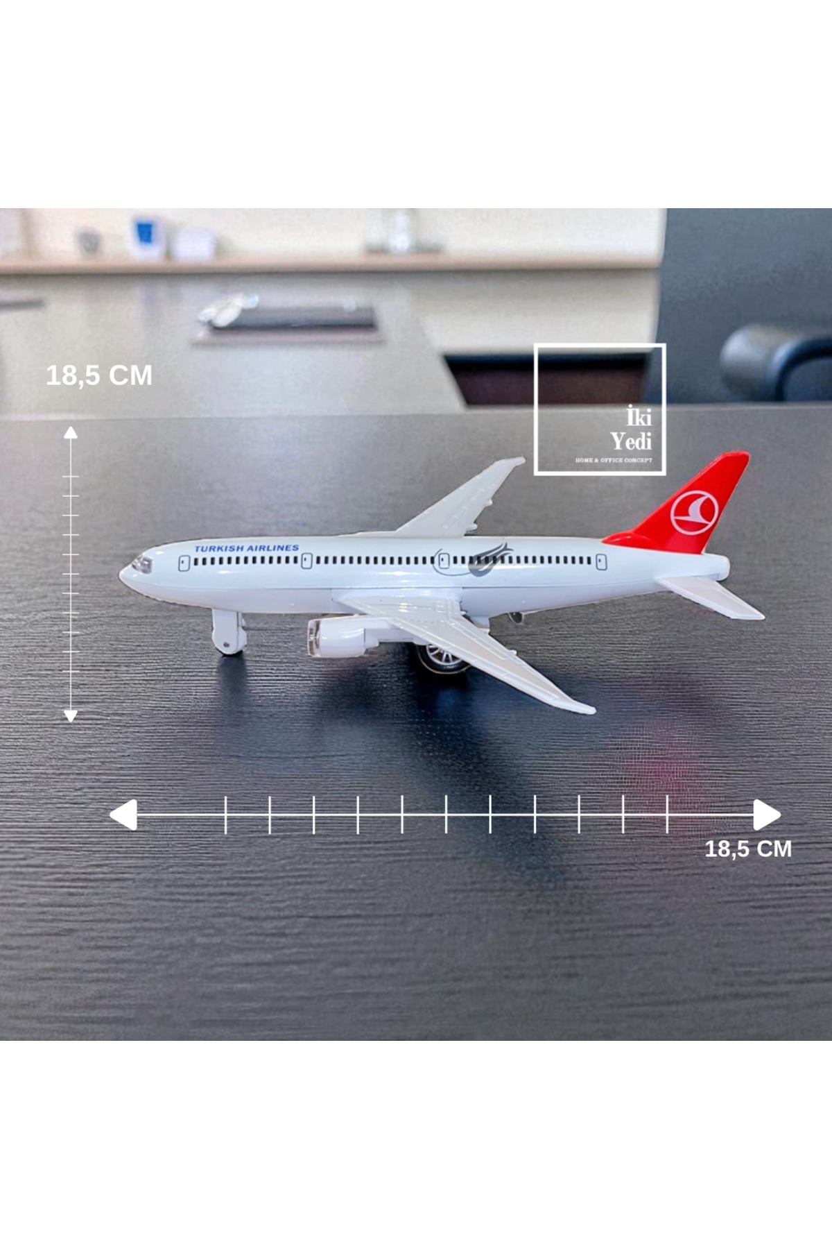 77 THY 180 Uçak Maketi Turkish Airlines Model Uçak Dekoratif Maket Uçak ...