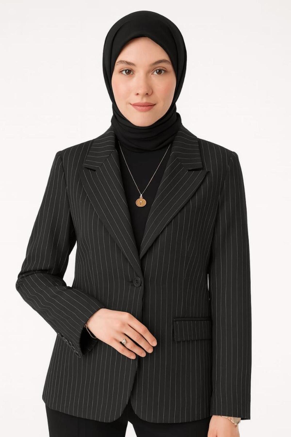 MEKA Düğme Dedaylı Astarlı Uzun Kollu Blazer Ceket 2110 - Fiyatı, Yorumları