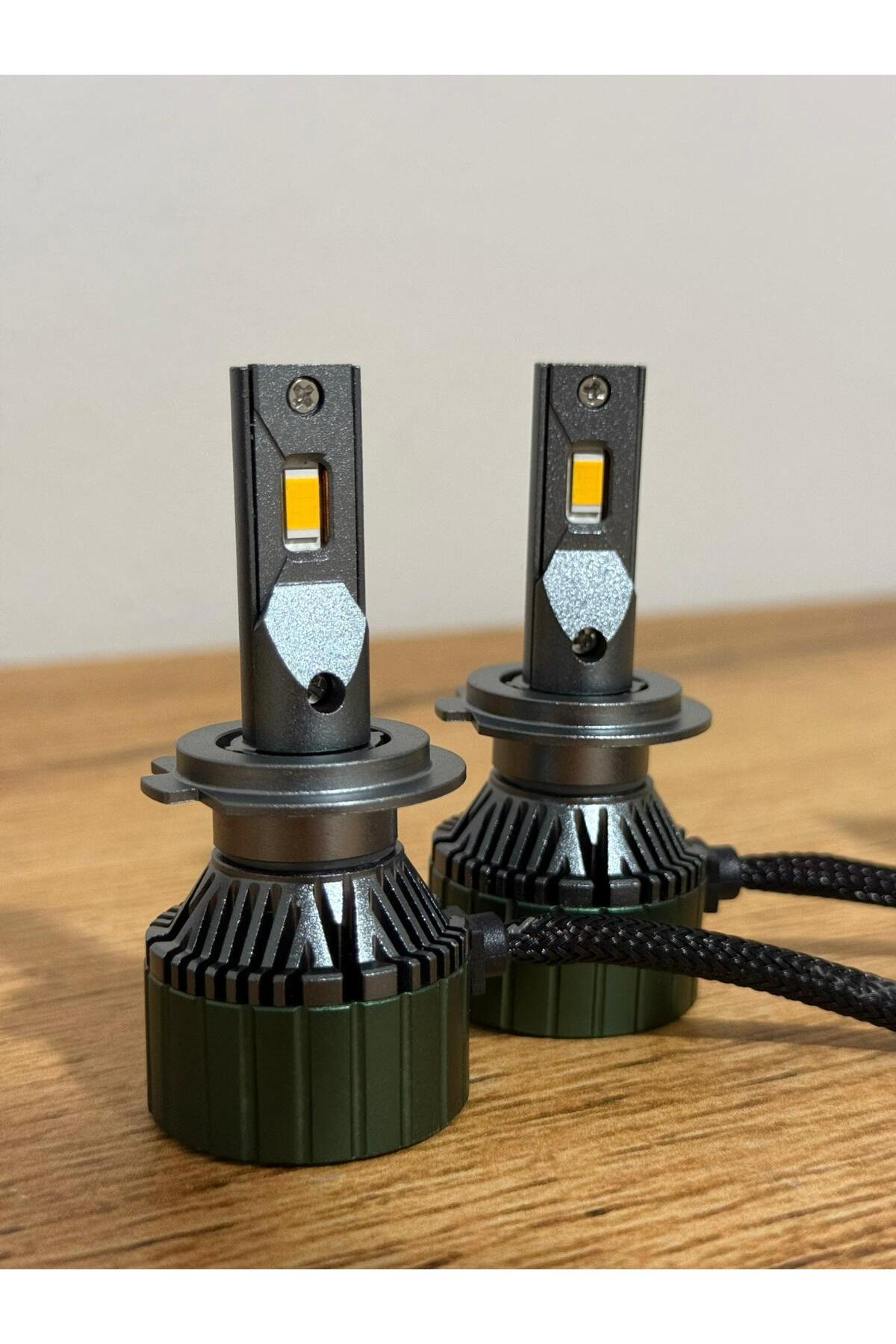 YENİLZD H7 FORGE Yellow Xenon Günışığı Led Zenon 22.000Lümen 65W ...