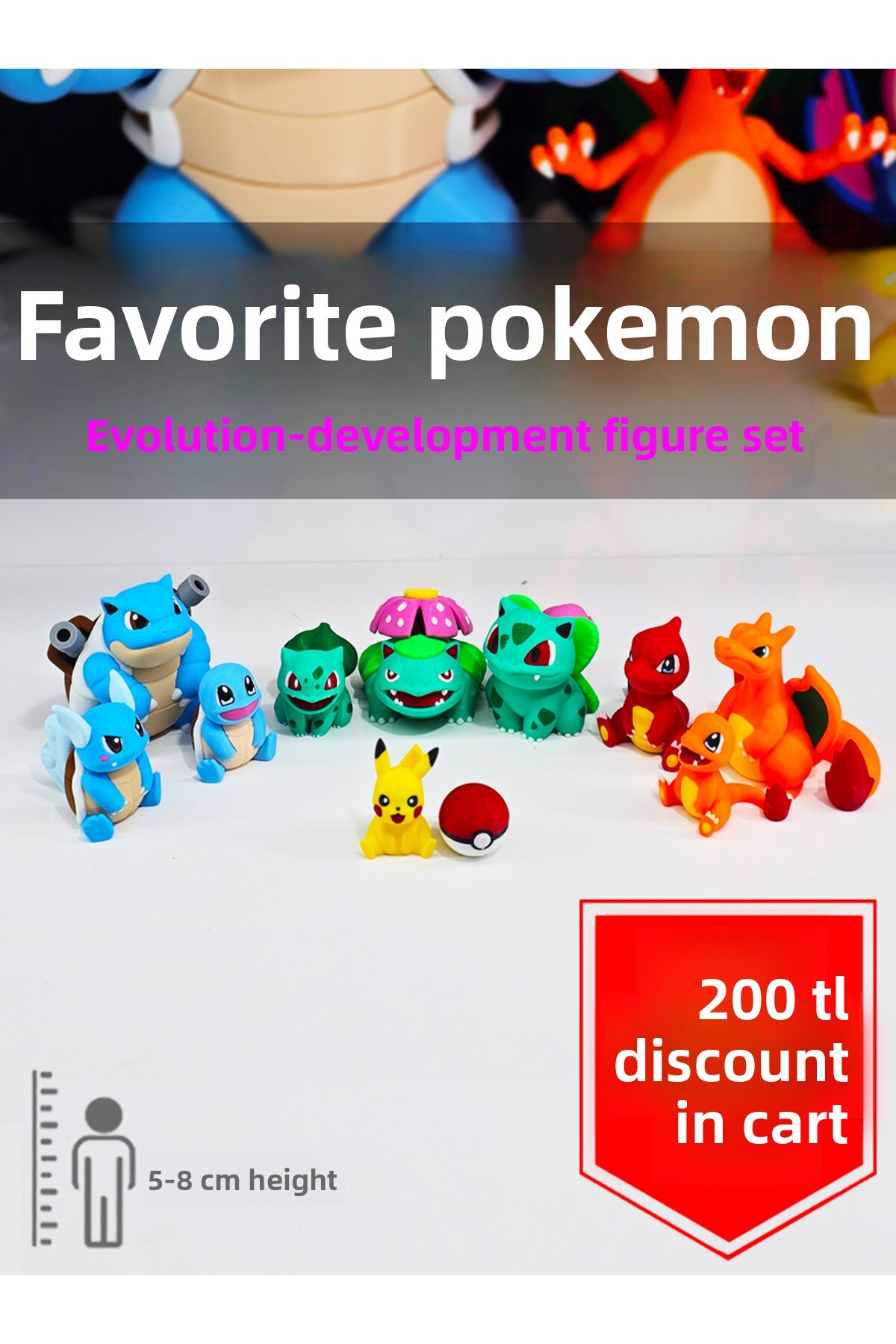 Suelo Butik Pokemon Favorite Characters Evolution-Development Figure ...