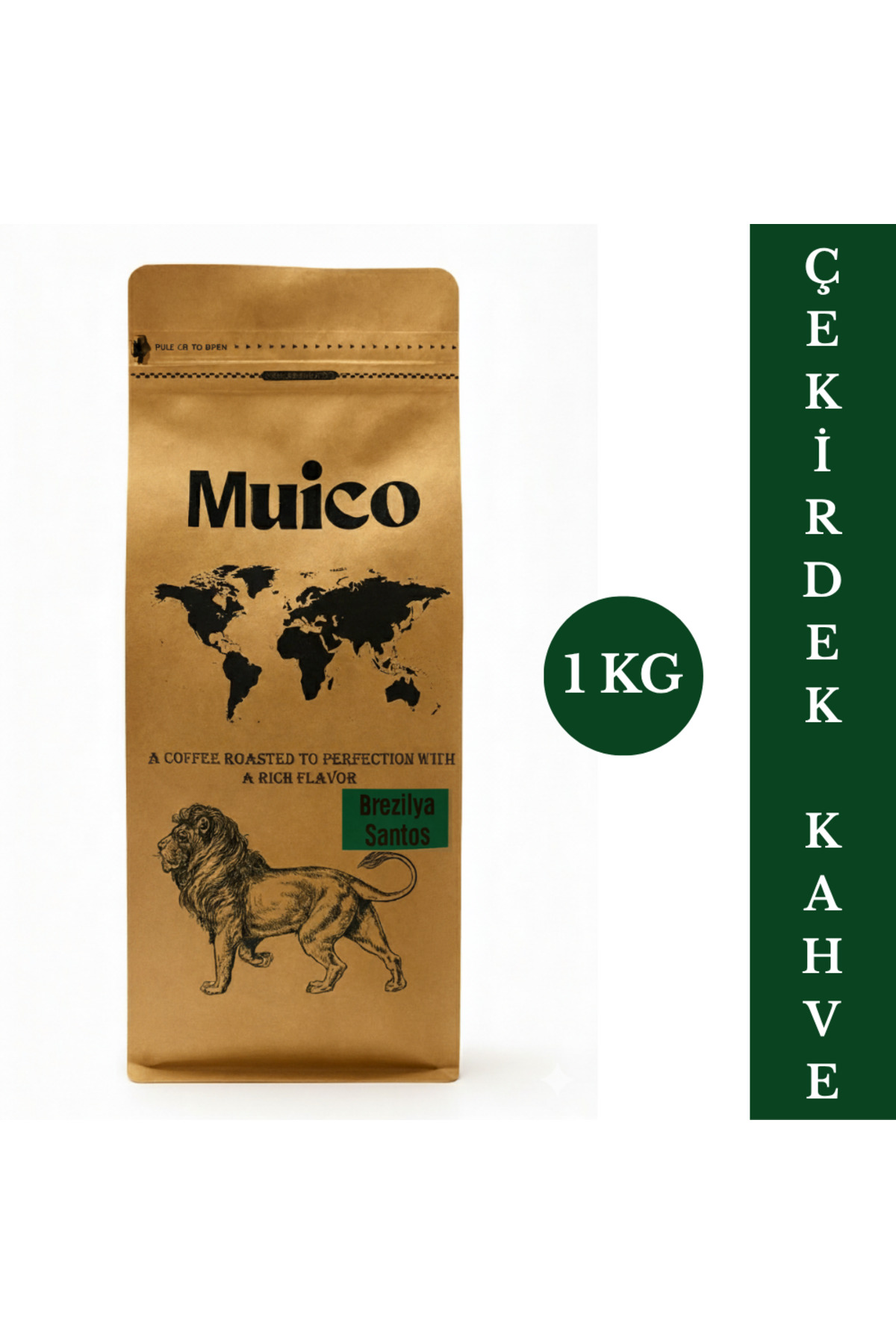 MUİCO Brezilya Santos Yöresel Kahve 1000 g – %100 Arabica - Fiyatı ...