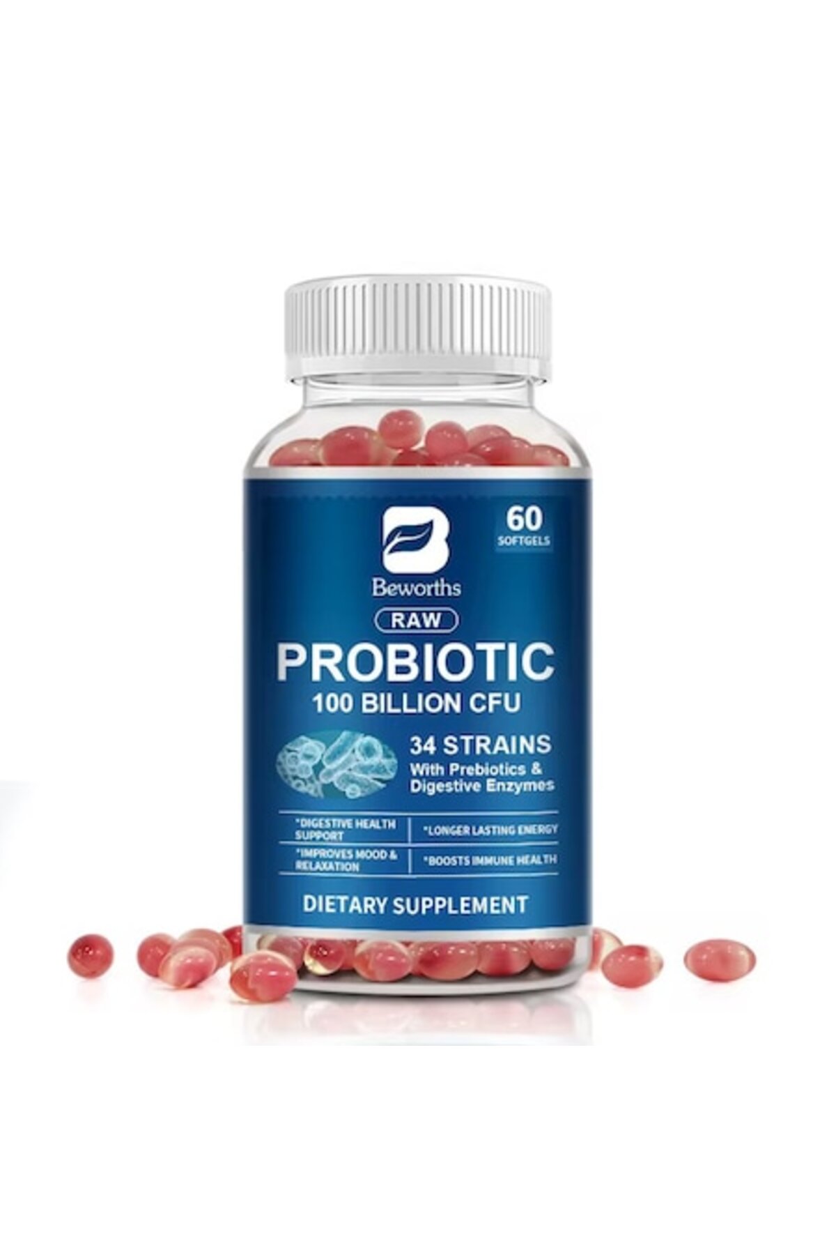 ALHENA Probiotic 100 de miliarde de unități formatoare de colonii, 34 ...