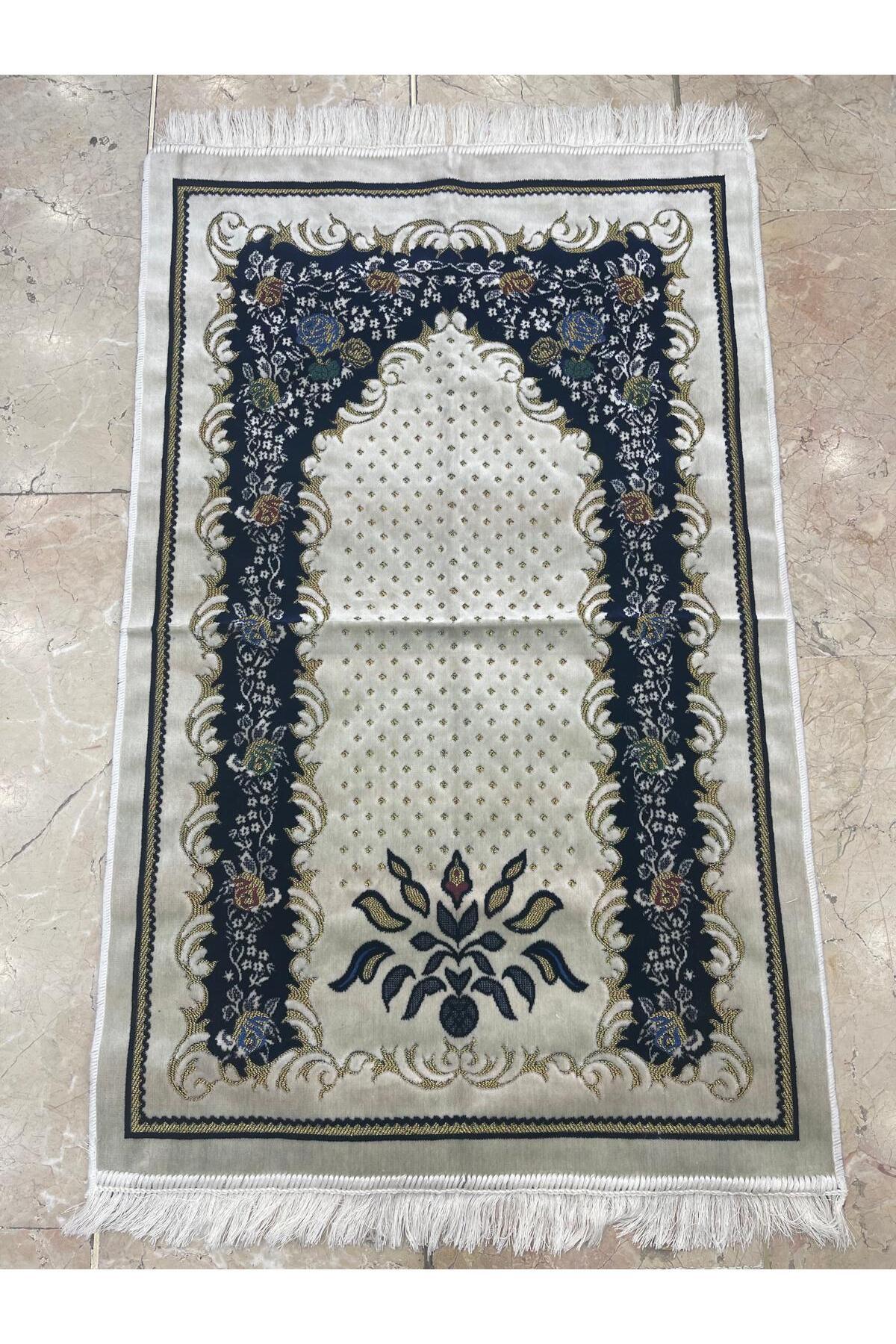 GÜRLEK TEKSTİL Navy Blue Velvet Glitter Woven Dowry Box Covered Steel ...