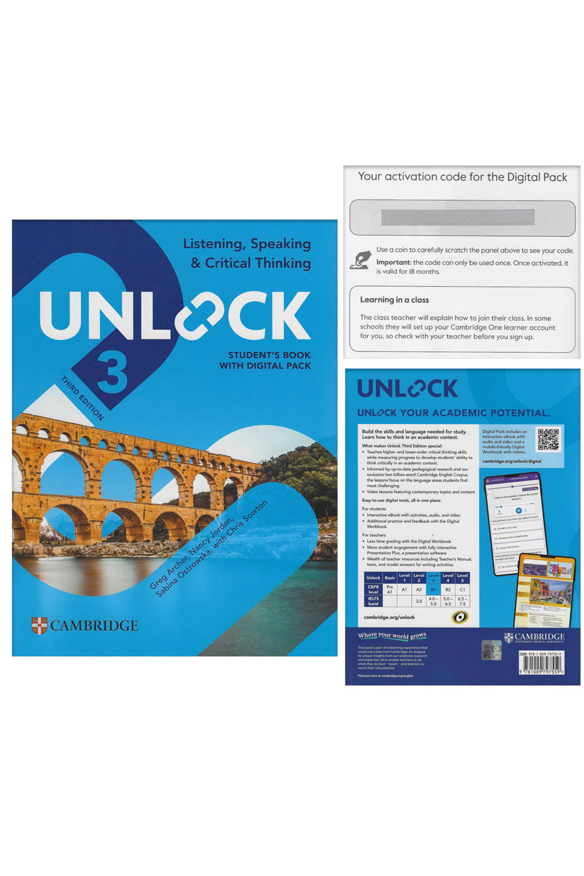 Cambridge University Unlock 3 Listening-Speaking & Critical Thinking ...