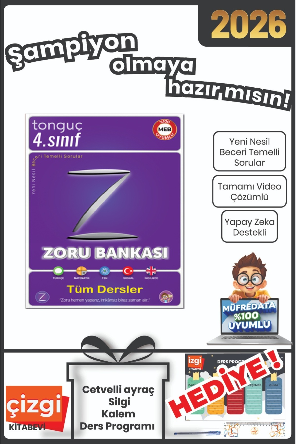 Tonguç Yayınları 4. Sınıf Tüm Dersler Zoru Bankası - Fiyatı, Yorumları