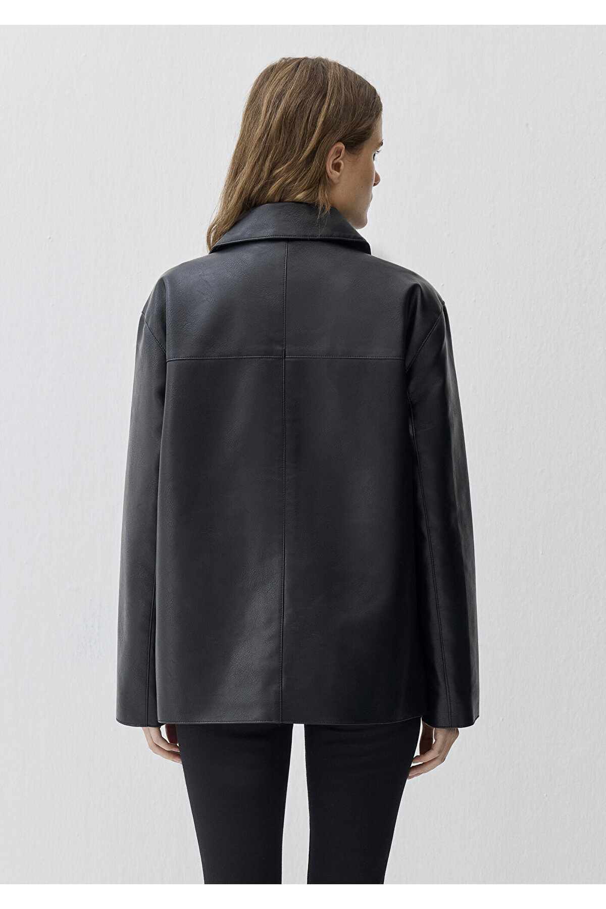 Mavi Black Faux Leather Jacket Regular Fit / Regular Cut 1110734-900 ...