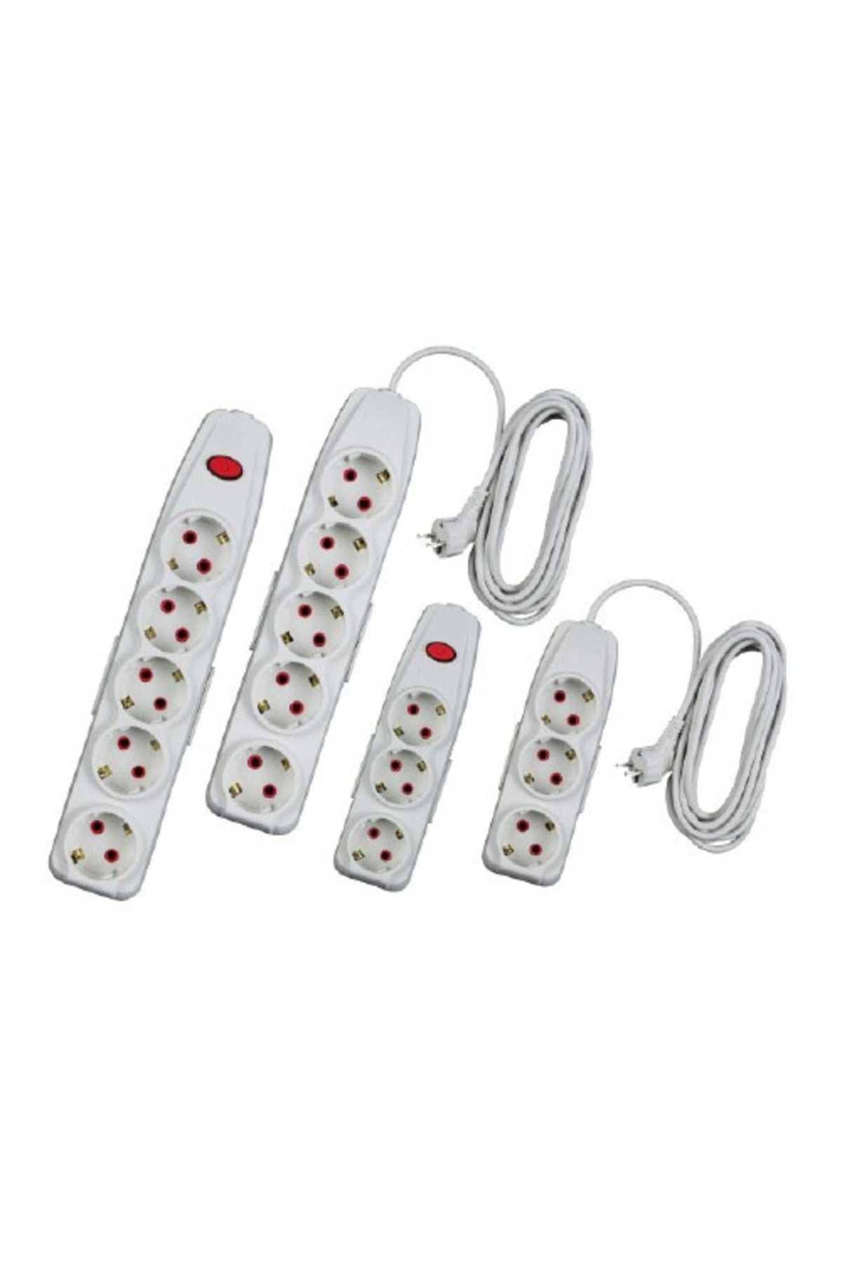Klaus Extension Cord With Grounding Without Cable 3 Sockets 3*1 Mm2 ...