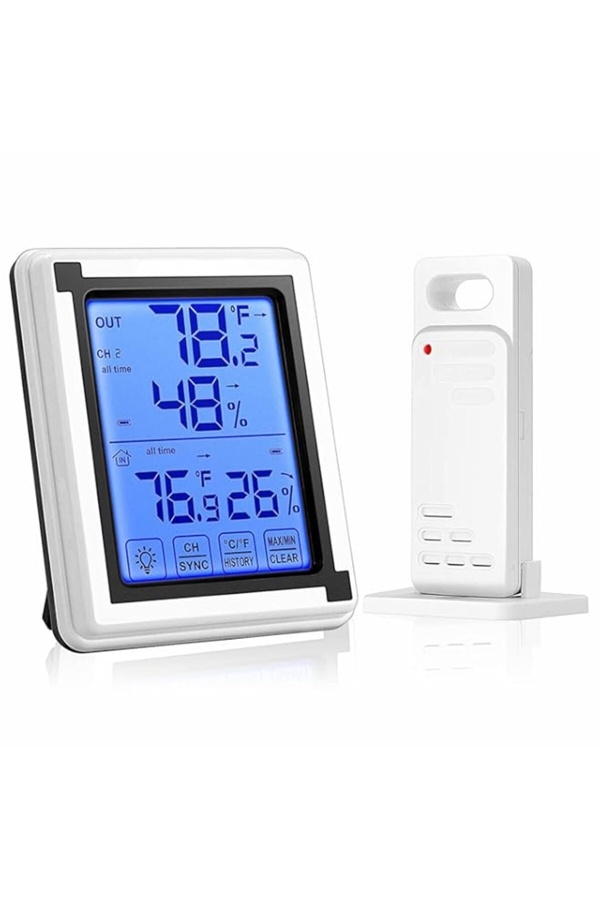 Generic Exrp Digital Hygrometer Indoor Outdoor Thermometer Humidity ...