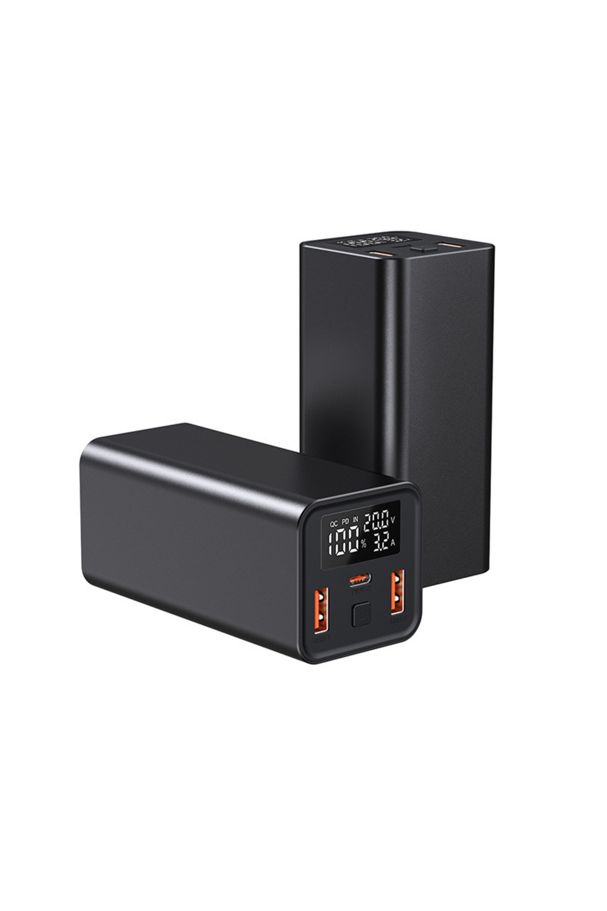 Voltres Външна батерия 20000mAh, 65W мощност на зареждане, 1x USB-C и ...