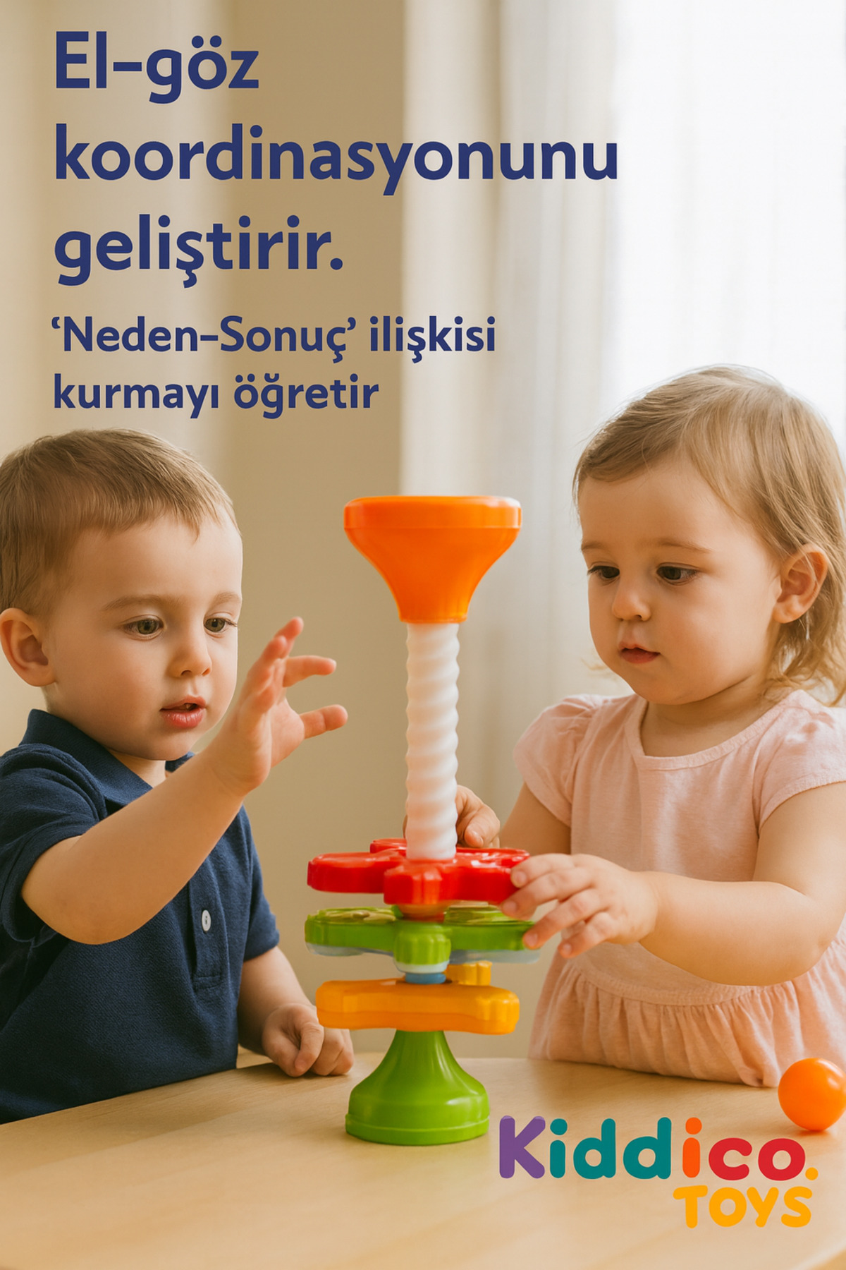 Kiddico Toys Eğitici Dönen Çarklar | Bebek Aktivite Oyuncağı - Fiyatı ...
