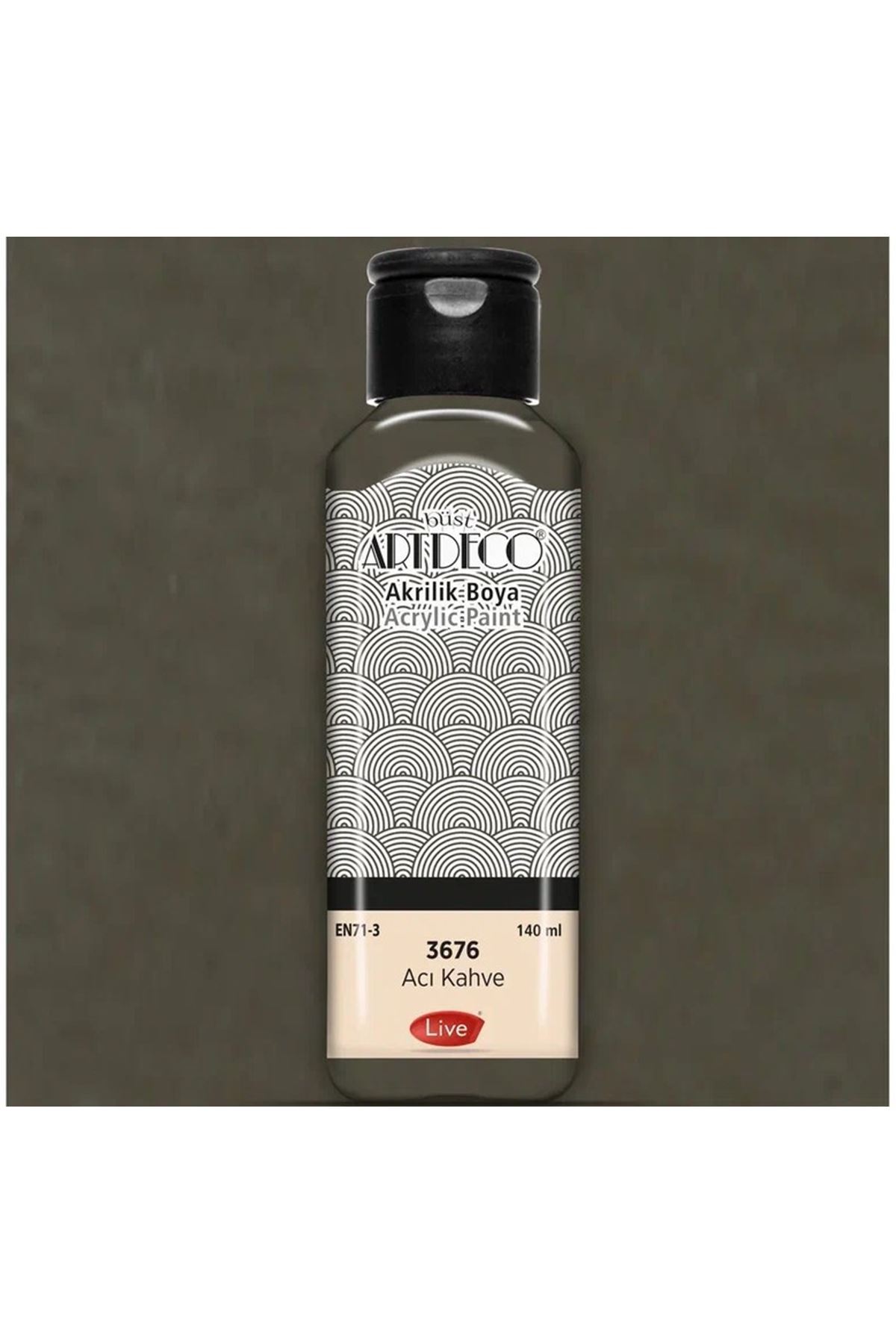 Artdeco Akrilik Boya 140ml Acı Kahve 3676 - Fiyatı, Yorumları