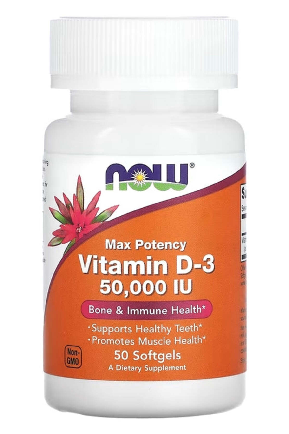 Now Foods Vitamin D3 Max Potency 50,000 IU 50 Softgels - Fiyatı, Yorumları