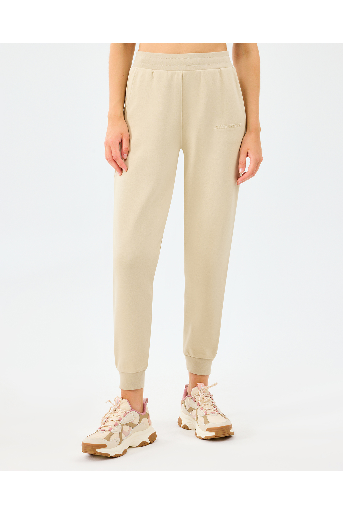 Skechers W Essentials Jogger Sweatpant Kadın Gri Eşofman Altı S2610002 ...