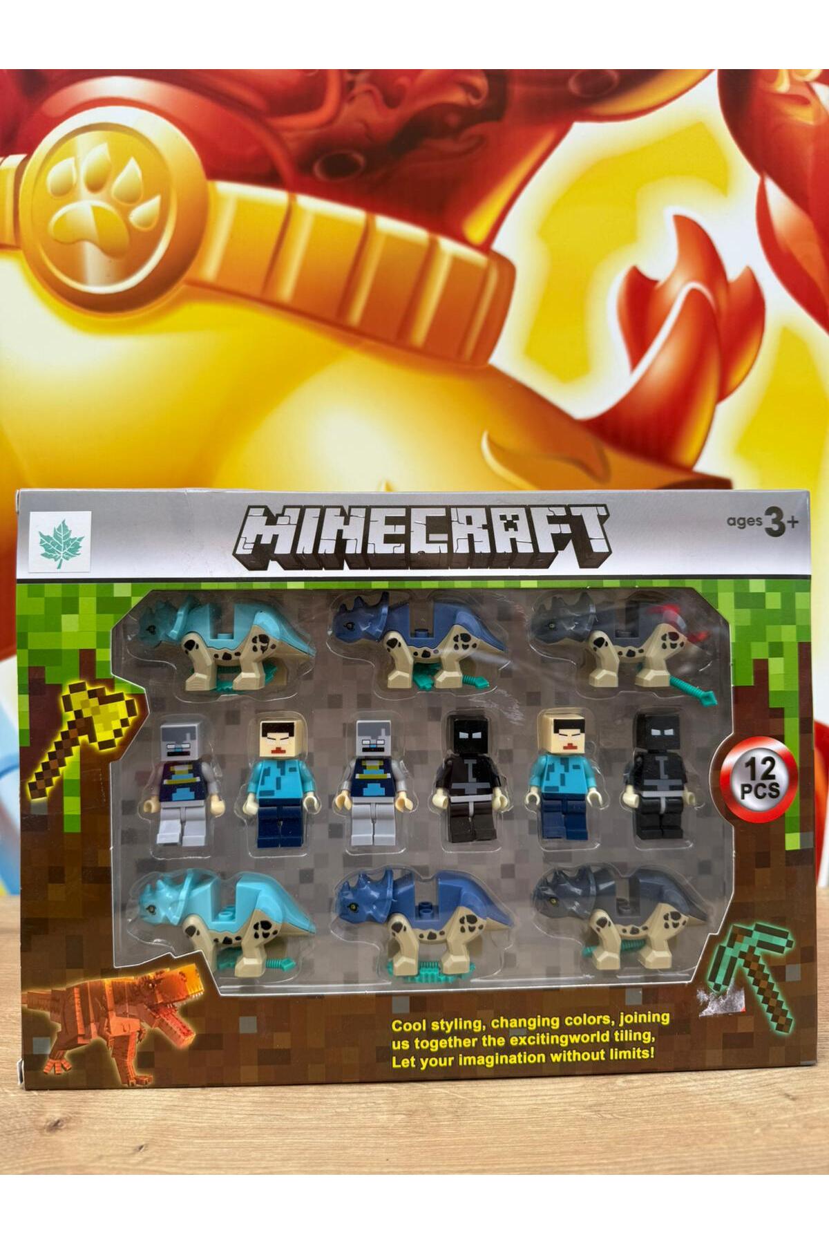scntoys 12 Parça Minecraft Figür Oyuncak Karakter Mınecraft Figürleri ...