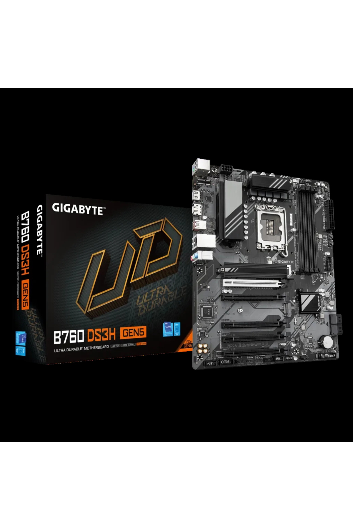 Gigabyte B760 Ds3h Gen5, 4xddr5, 2xm.2, Dp, Hdmı, Type-c, 13-14.nesil ...