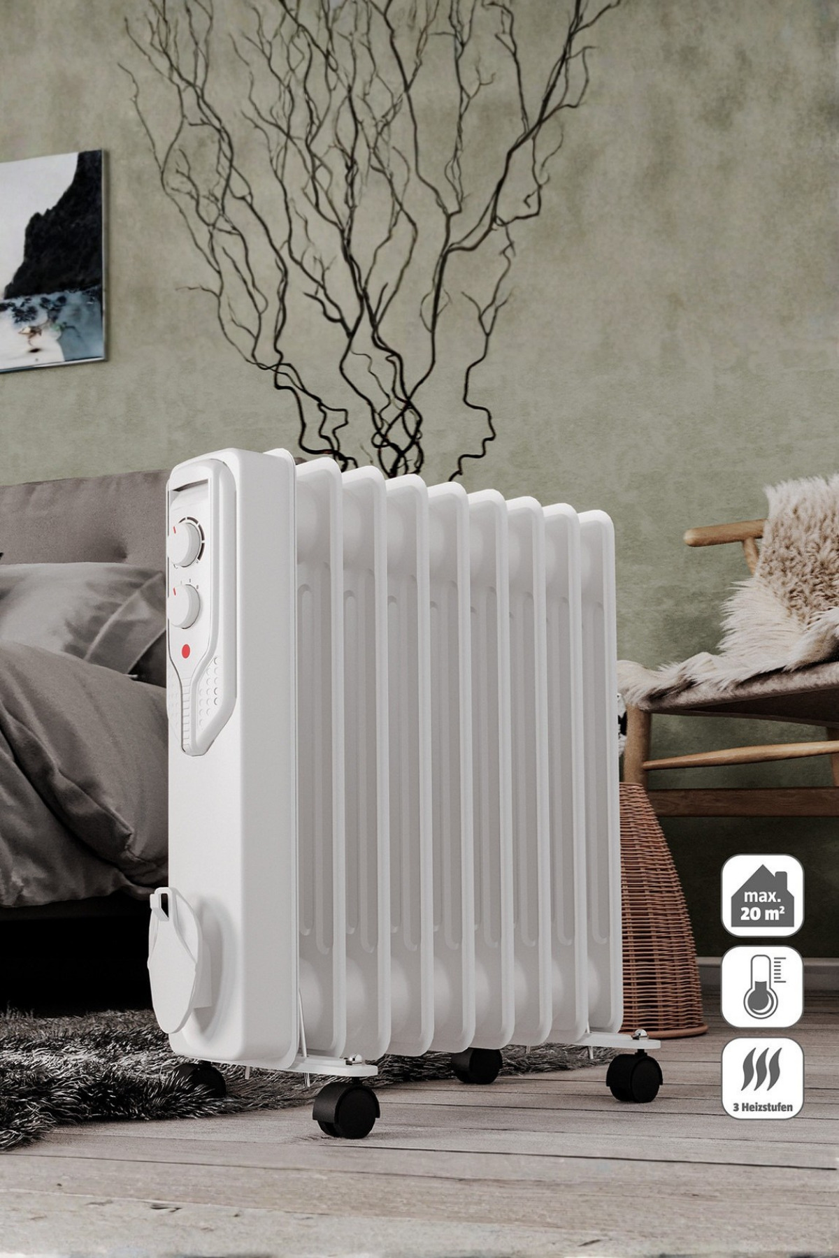 homenter Voltomat 2000w 9 Dilim Yağlı Radyatör - Fiyatı, Yorumları