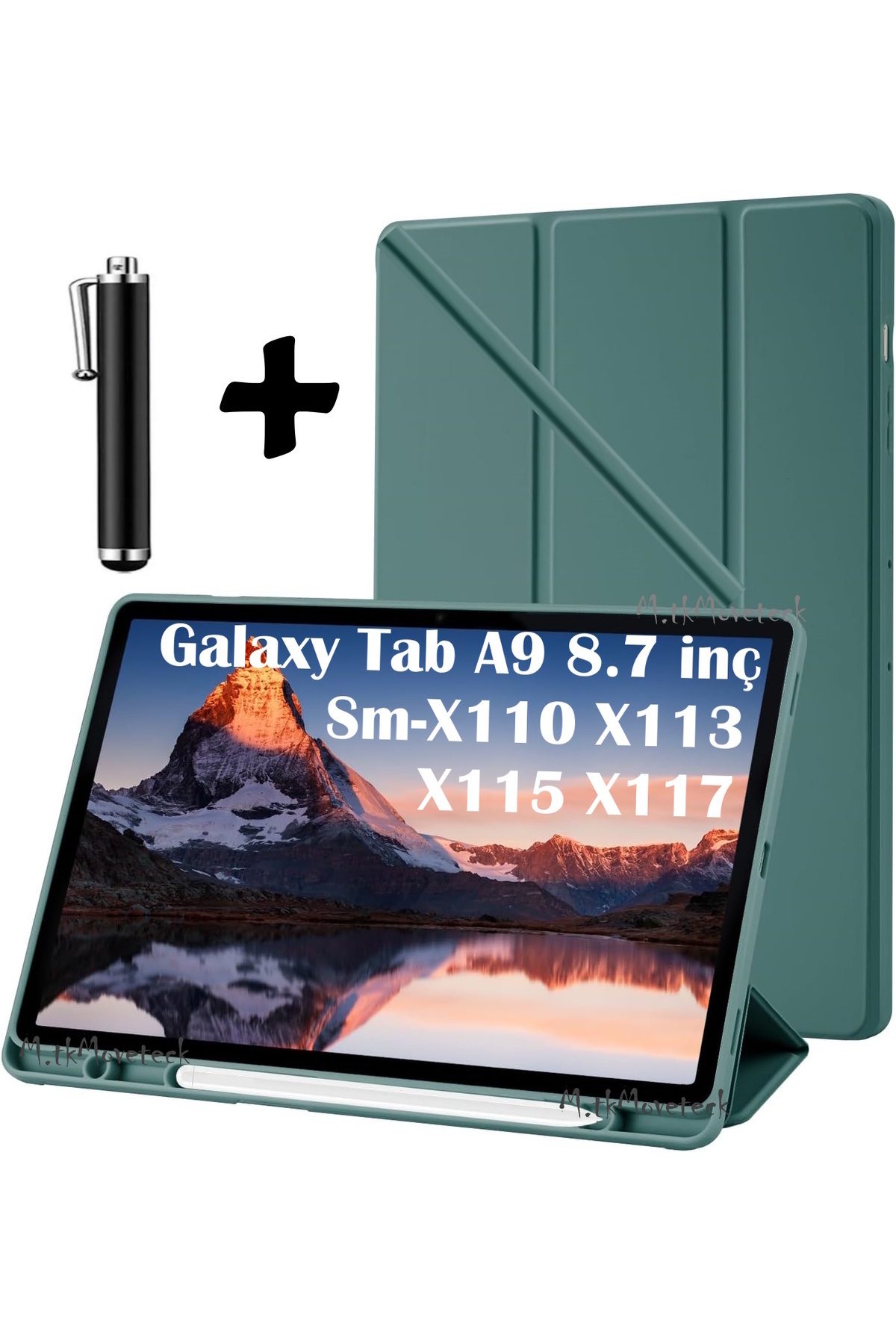 m.tk moveteck Galaxy Tab A11 Wi-fi/A9 8.7 inç Kılıf Yumuşak Kalem ...