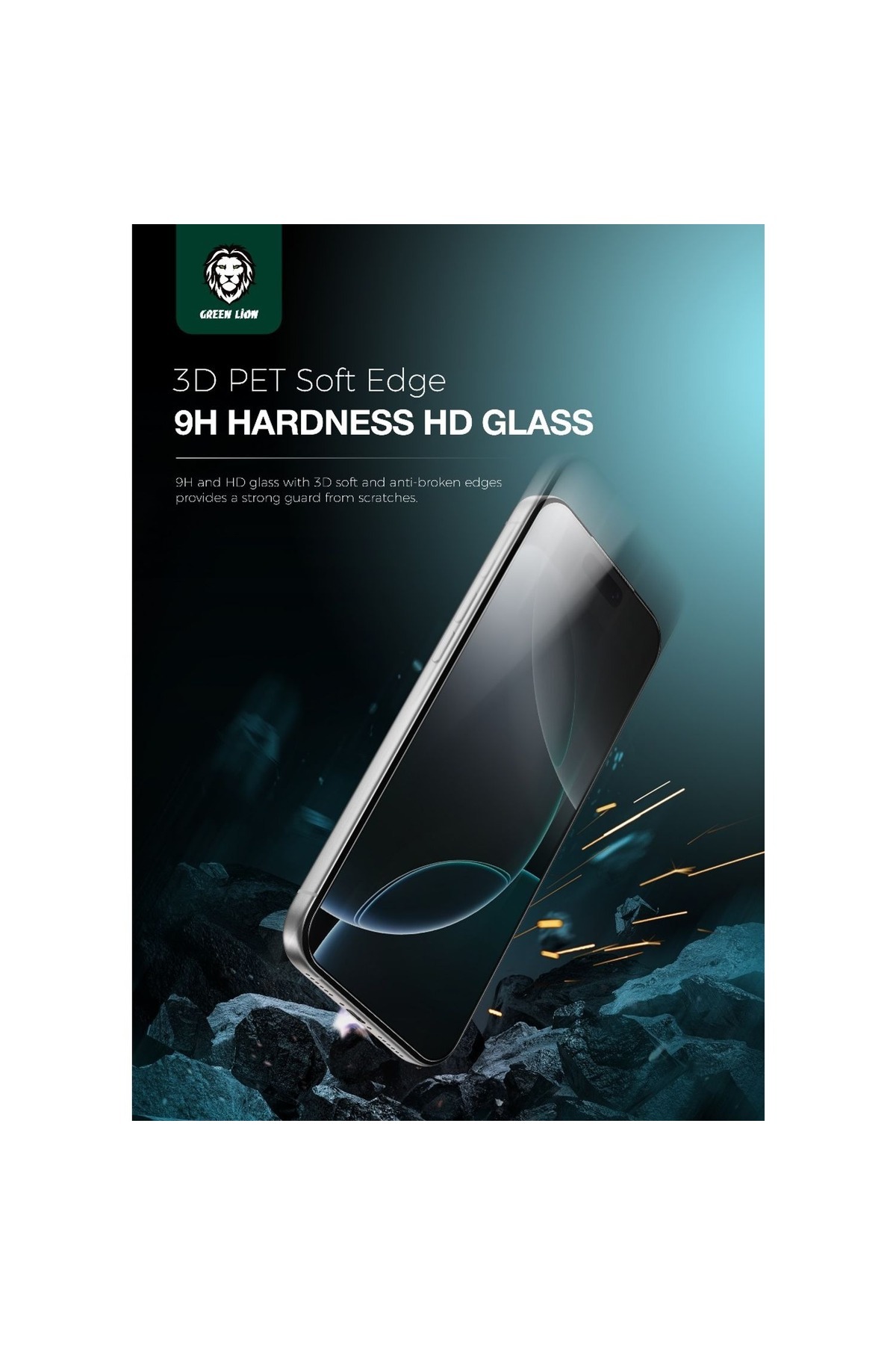 Green Lion 4-in-1 Defender Pack for iPhone 17 Pro Max, Anti-Shock Case ...