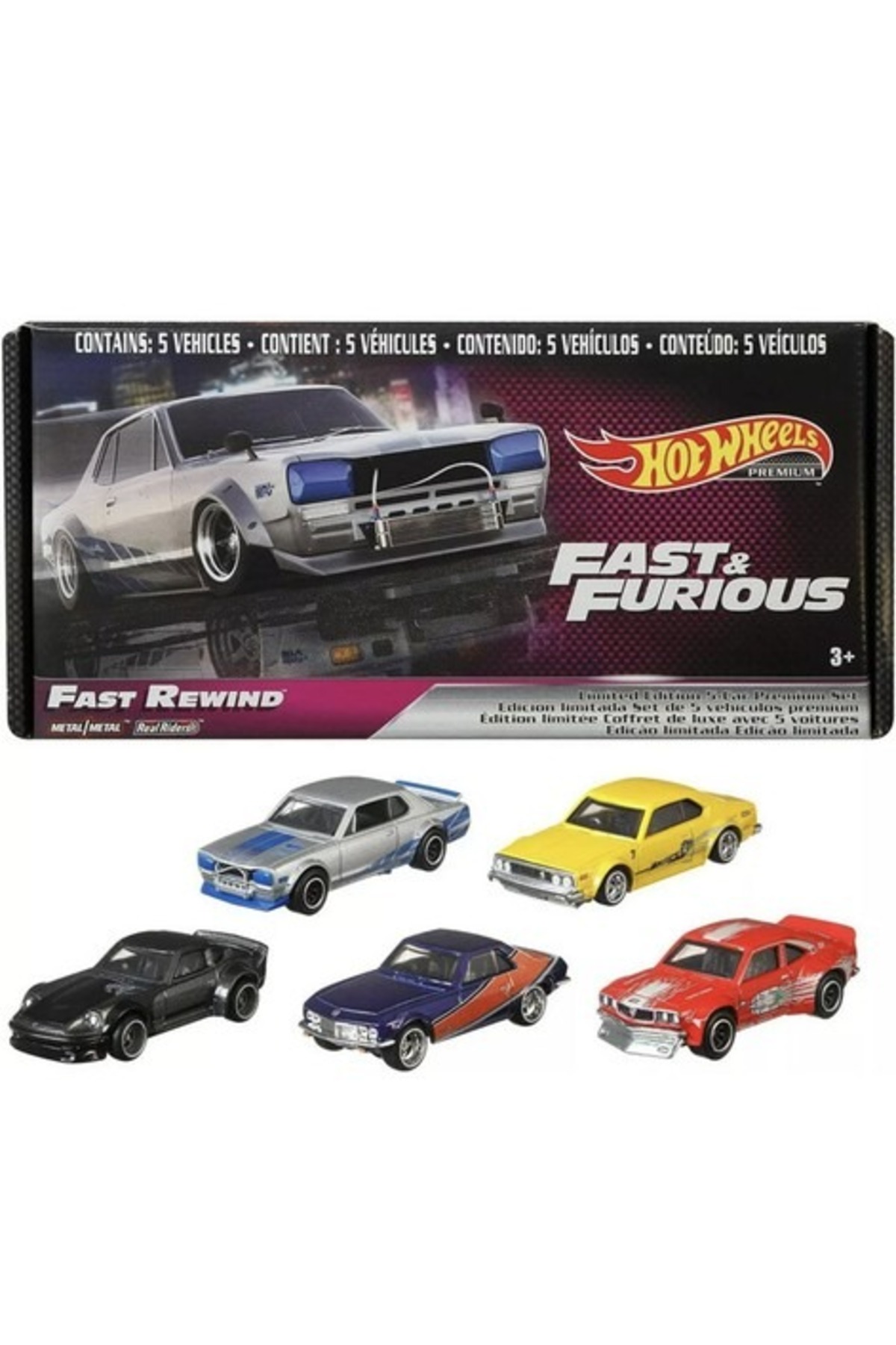 HOT WHEELS Premium F&F - Fast Rewind 5 li Set - GHH19 - Fiyatı, Yorumları