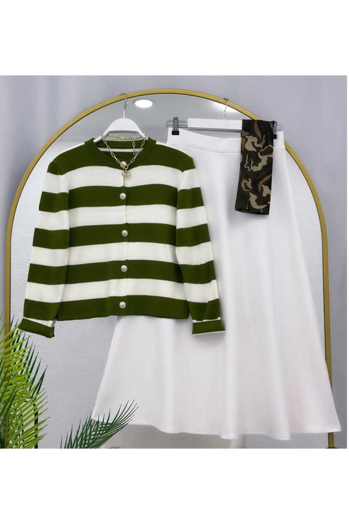 MODA VEDAT ΓΥΝΑΙΚΕΙΑ ΖΑΚΕΤΑ-ΦΟΥΣΤΑ ΣΕΤ 2 ΤΕΜΑΧΙΩΝ- Trendyol