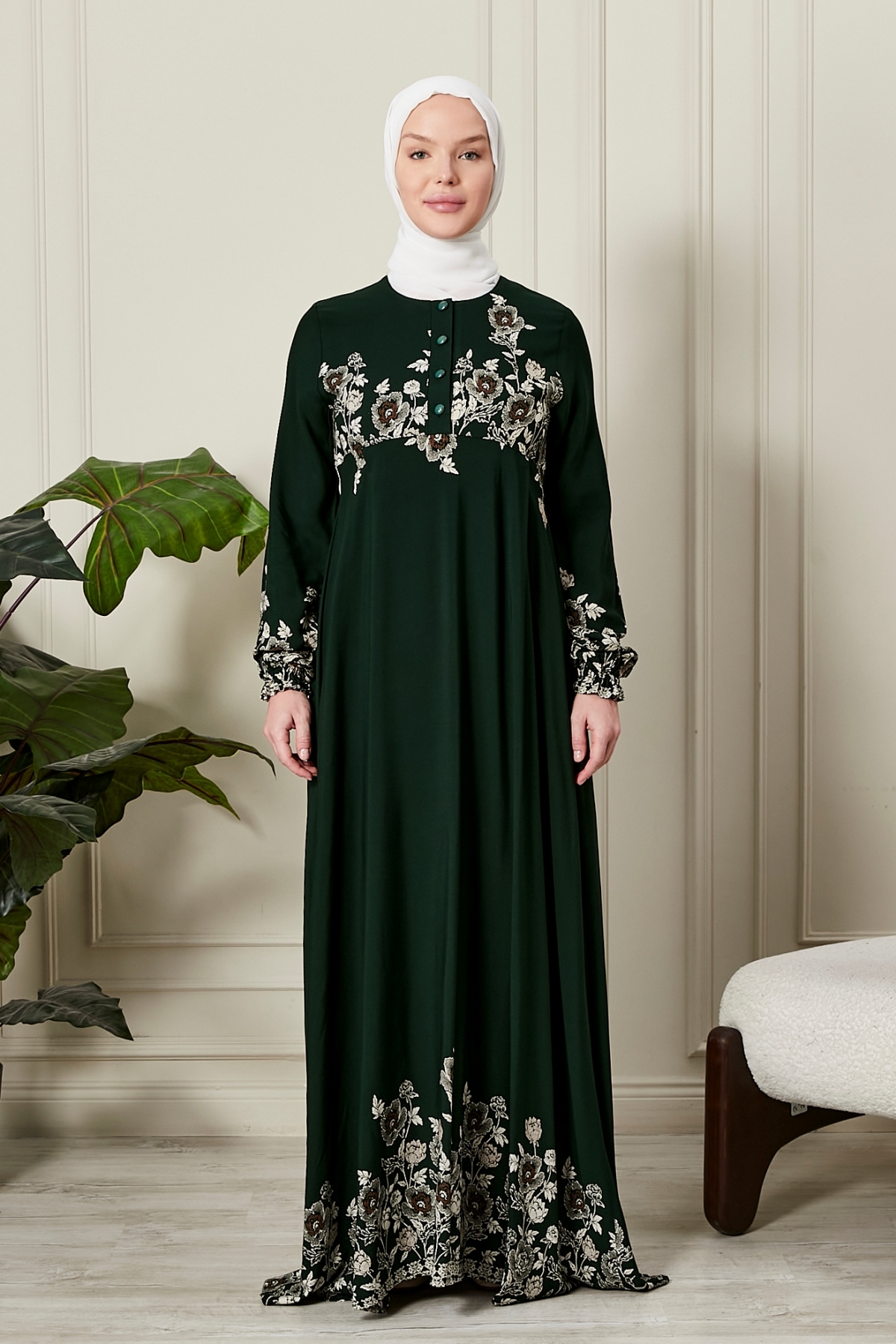 fistan Mevlana Etek Viskon Kumaş Tesettür Giyim Anne Elbisesi Namaz ...