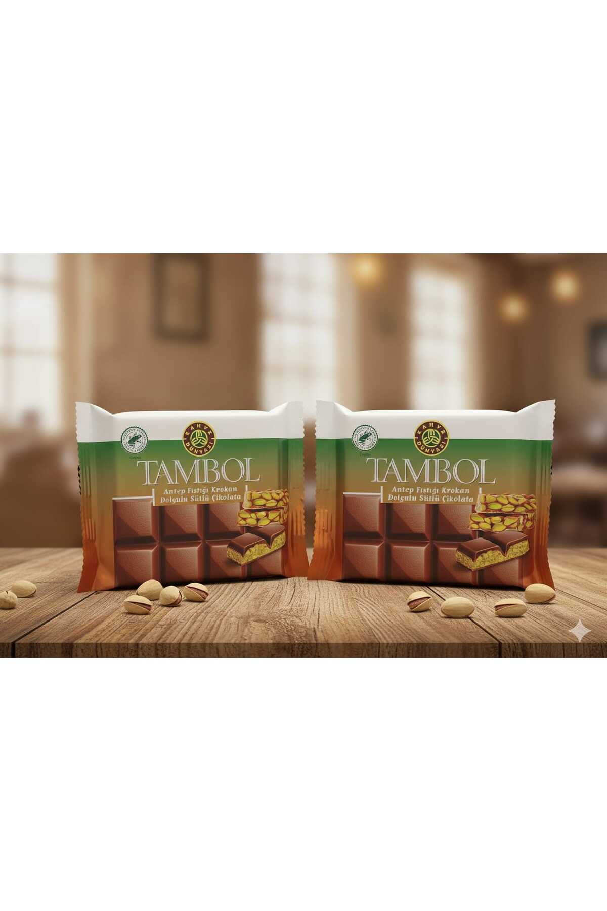 Kahve Dünyası Tambol Sütlü Fıstık Krokanlı 100 gr X 2 Adet - Fiyatı ...