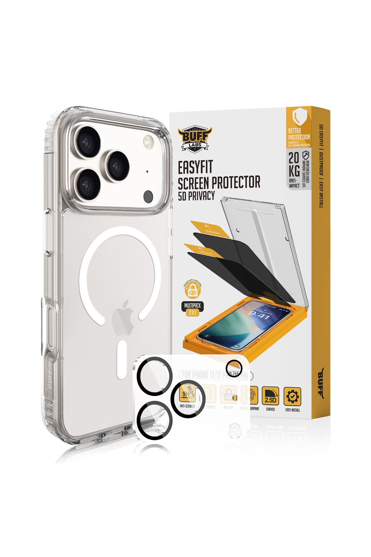 Buff Labs Buff iPhone 17 Pro Avantaj Paket - MagSafe Kılıf + Ekran ...