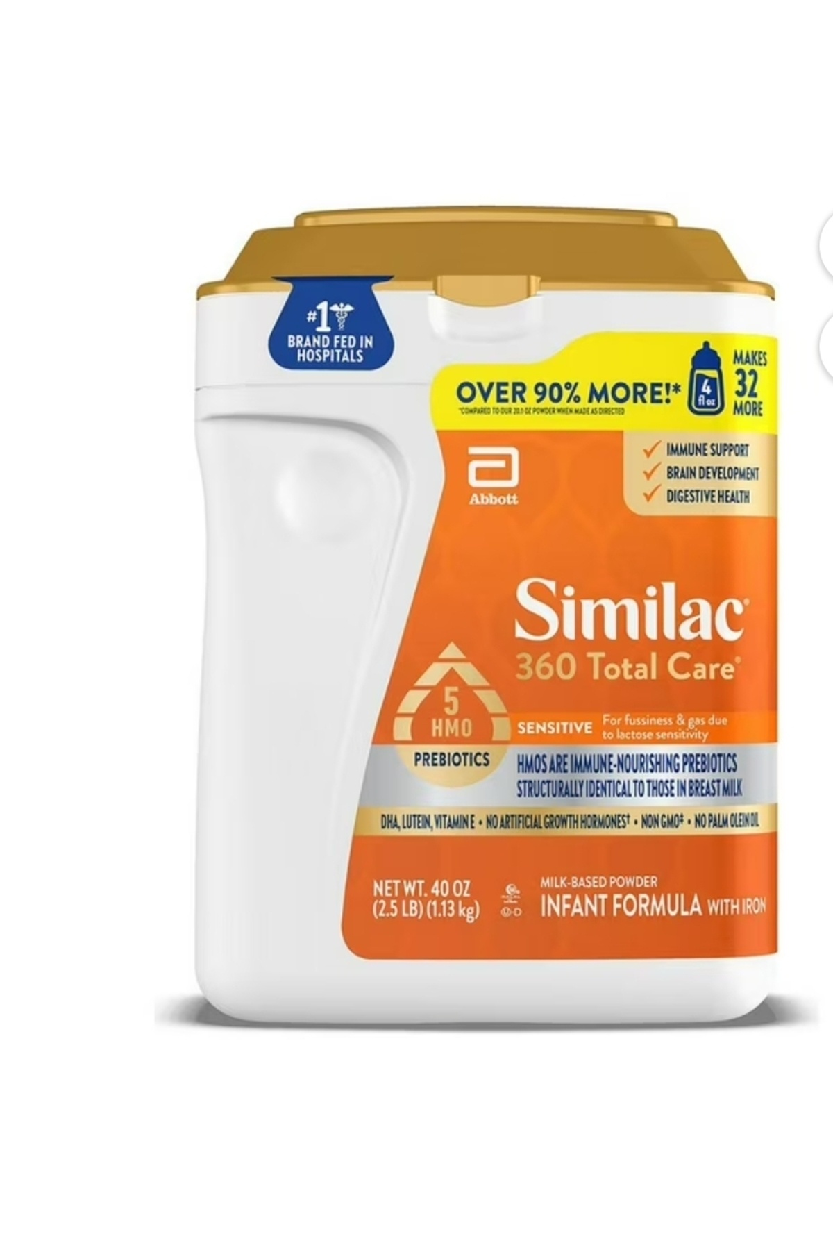 Similac 360 Total Care Sensitive Infant Formula 40 oz. - Fiyatı, Yorumları