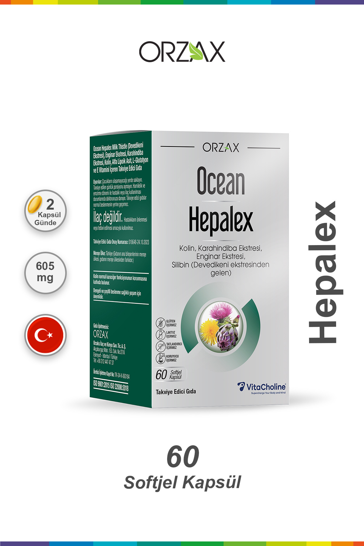 Ocean Orzax OCEAN HEPALEX 60 SOFTJEL KAPSÜL - Fiyatı, Yorumları
