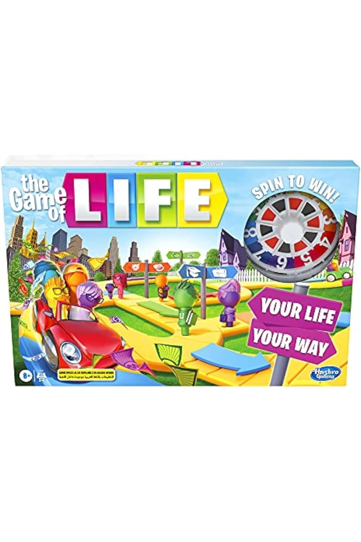 Hasbro The Game of Life Family Game for 2-4 Players - Indoor Fun for ...